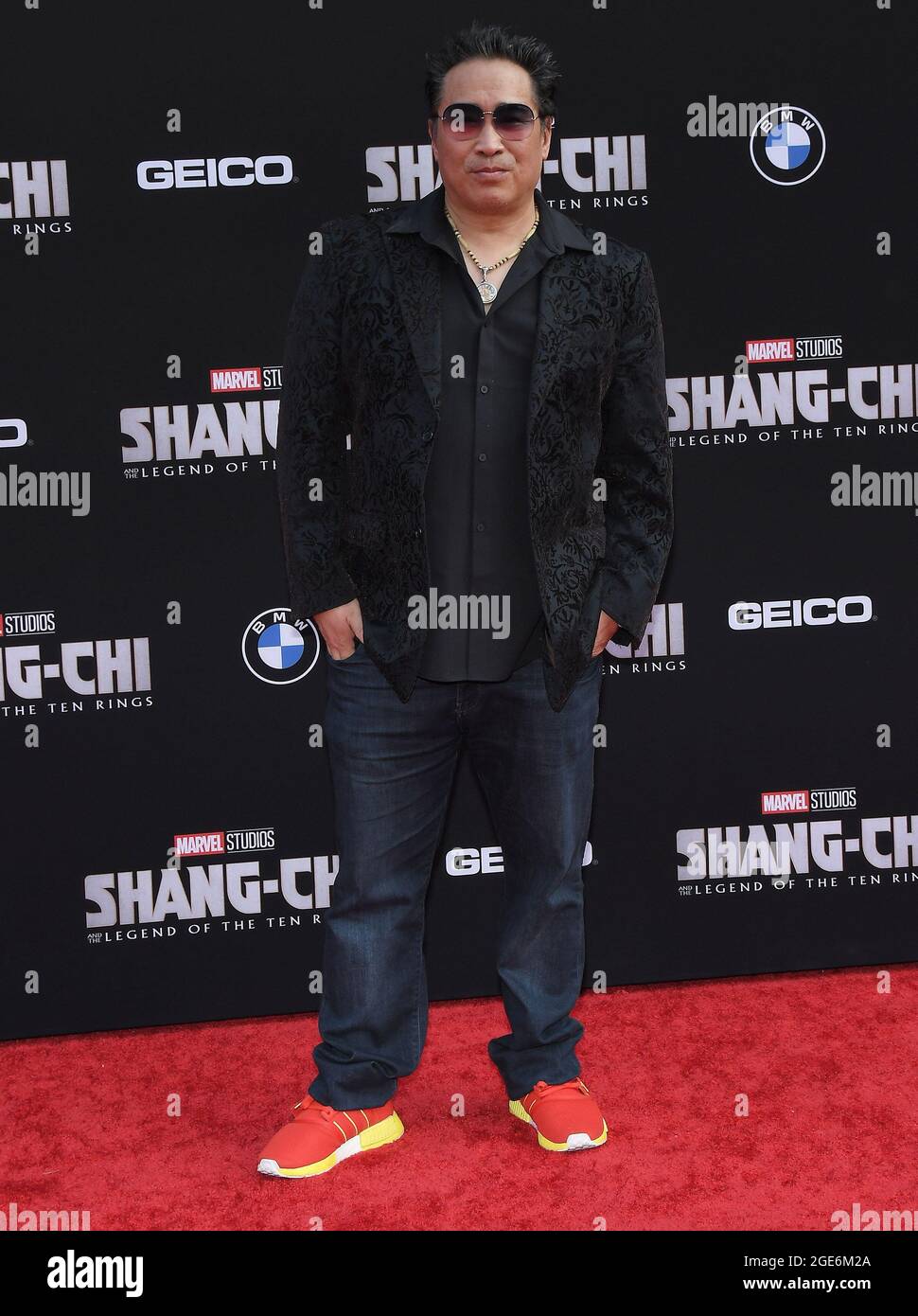 Los Angeles, USA. 16th Aug, 2021. Ron Yuan arrives at Disney's SHANG ...