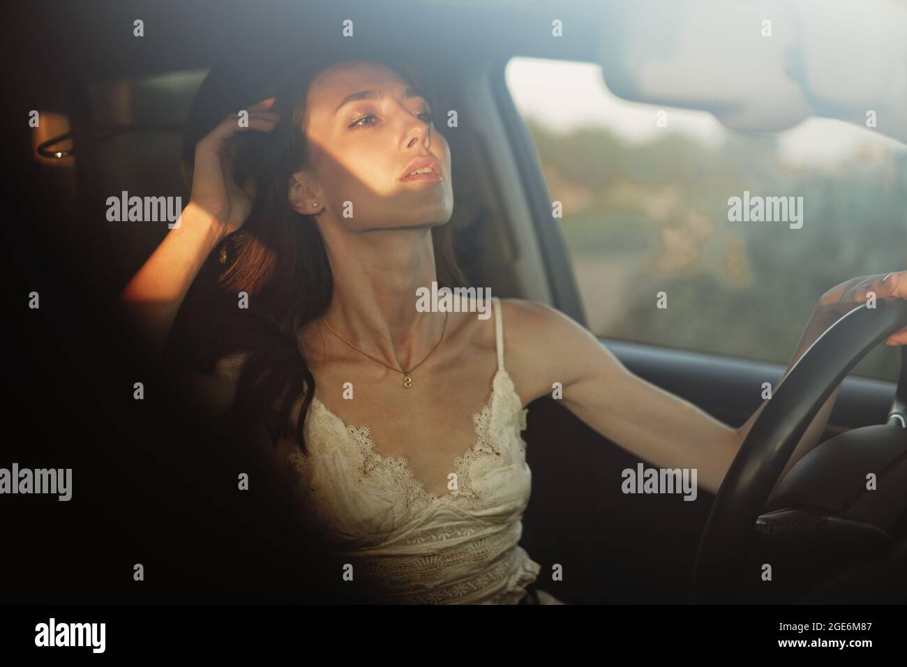 Close up driving along beautiful hi-res stock photography and images ...