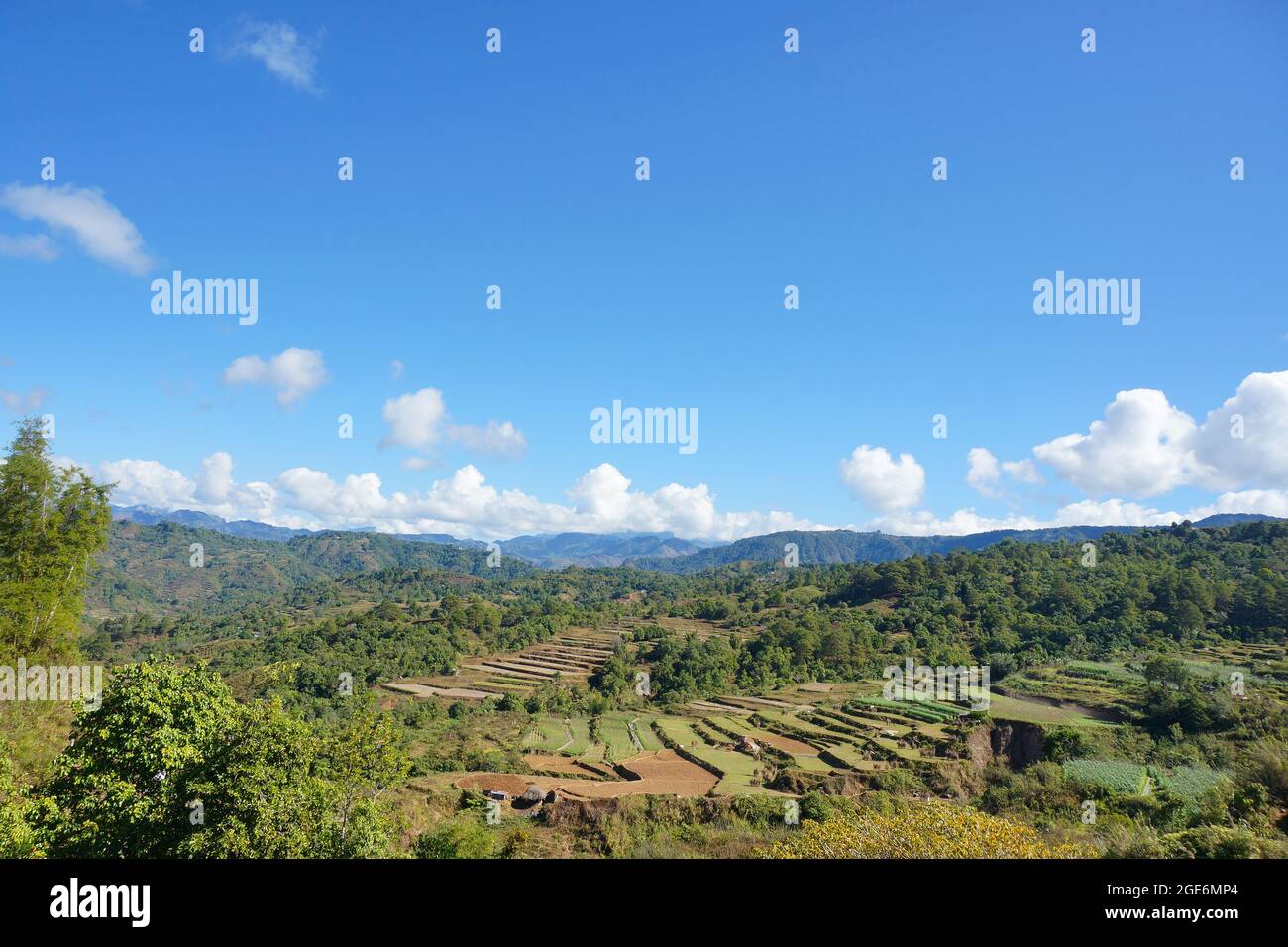 A view of rice terraces in Benguet, Philippines, Southeast Asia Stock ...