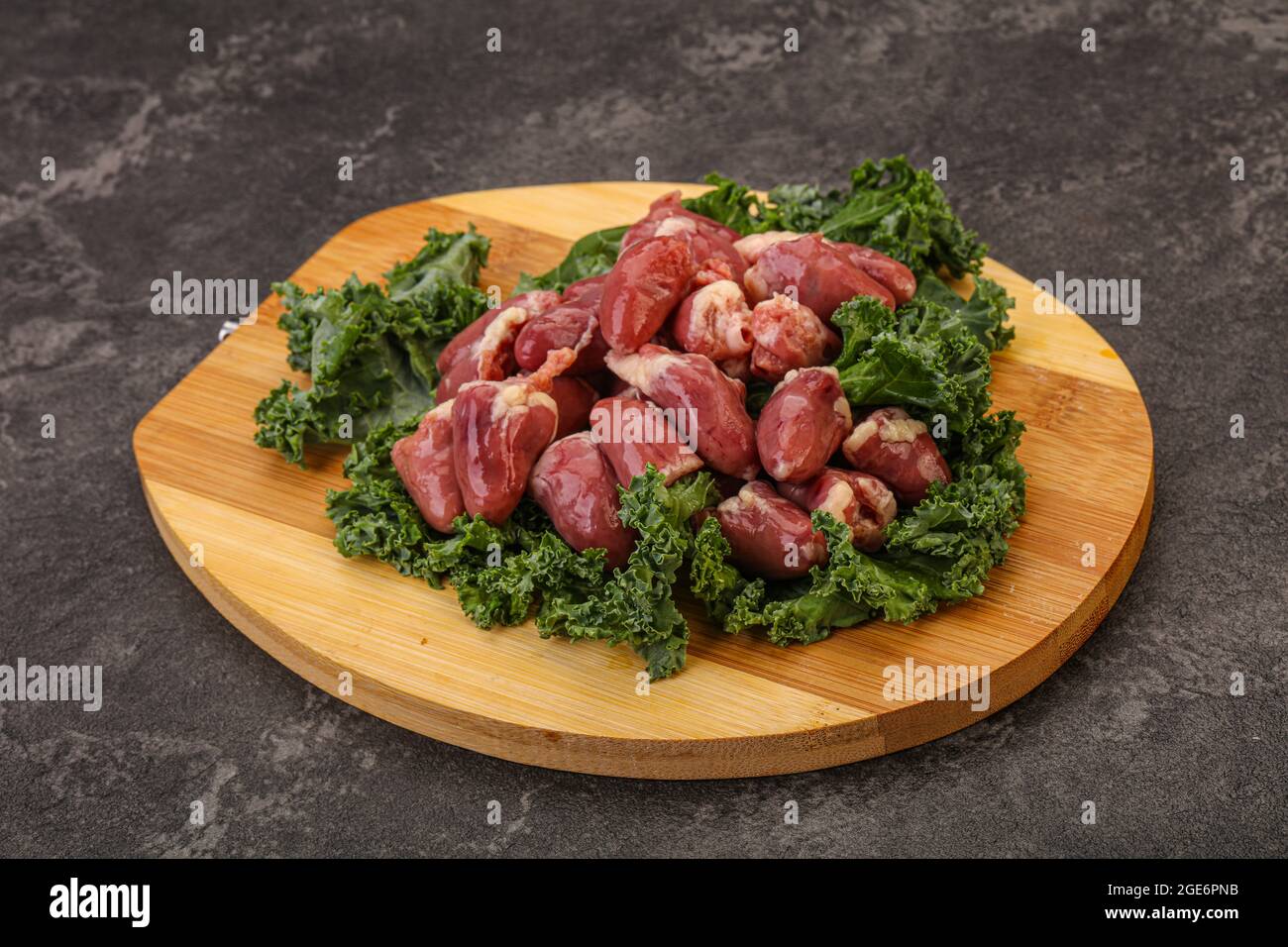 Raw chicken hearts heap for cooking Stock Photo - Alamy