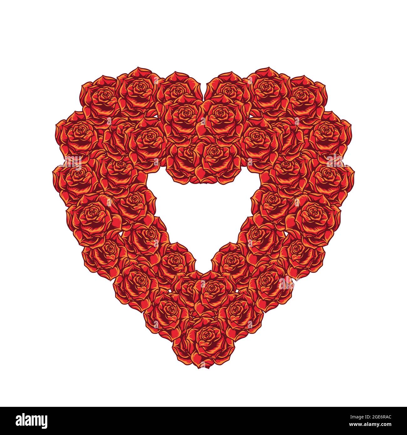 Roses background Cut Out Stock Images & Pictures - Alamy
