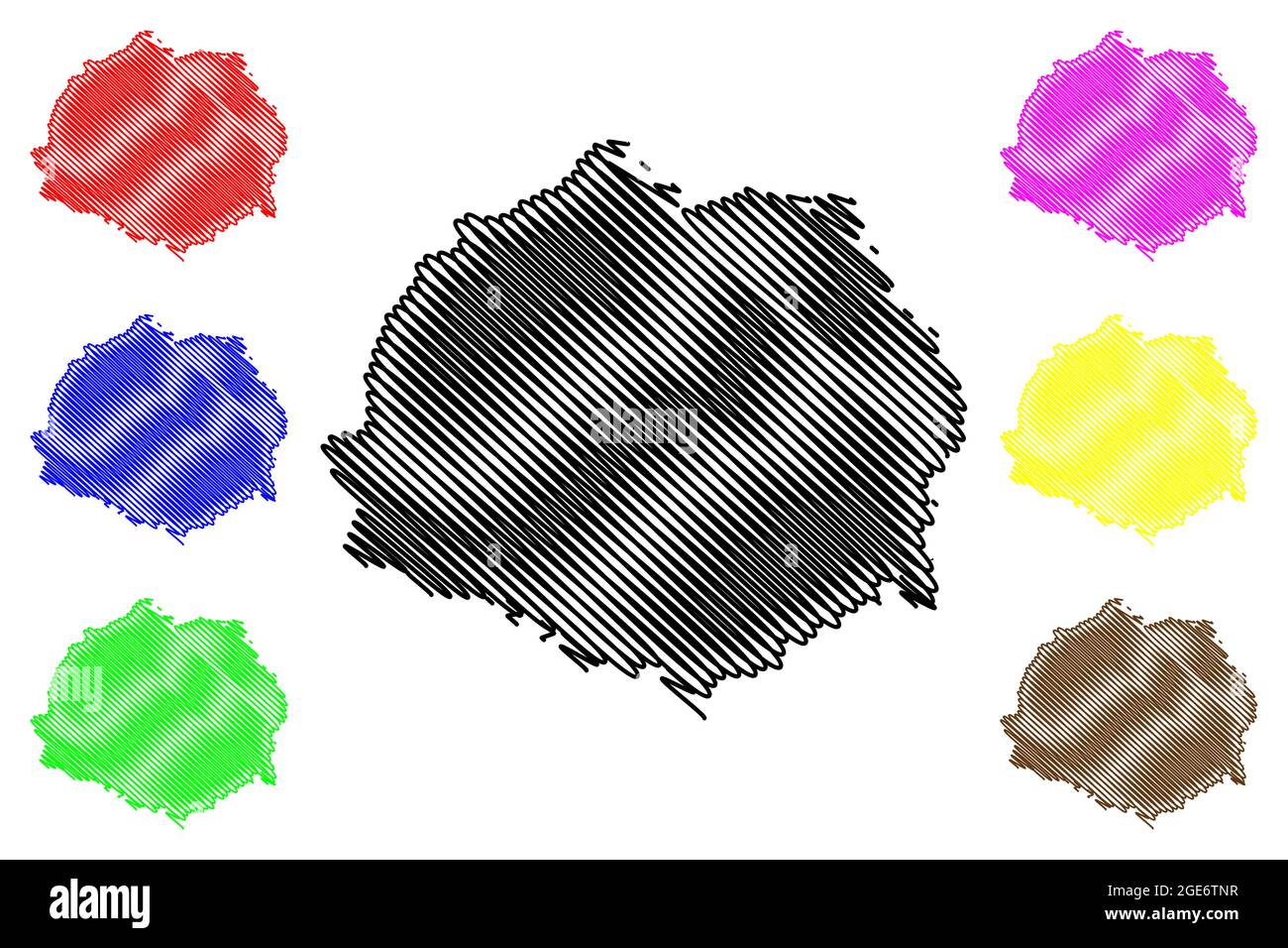 Erding district (Federal Republic of Germany, rural district Upper ...