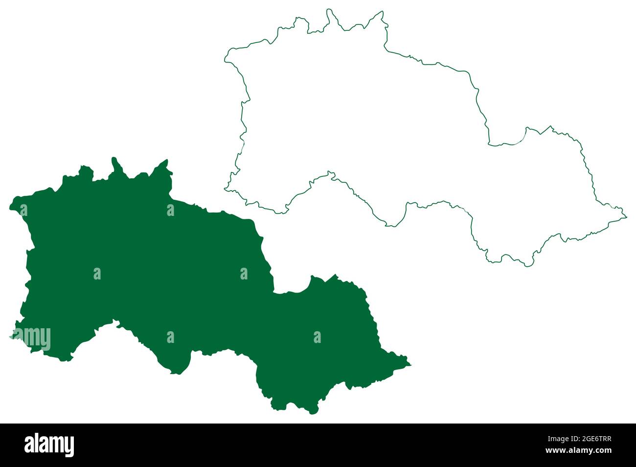 Almora district (Uttarakhand or Uttaranchal State, Republic of India ...