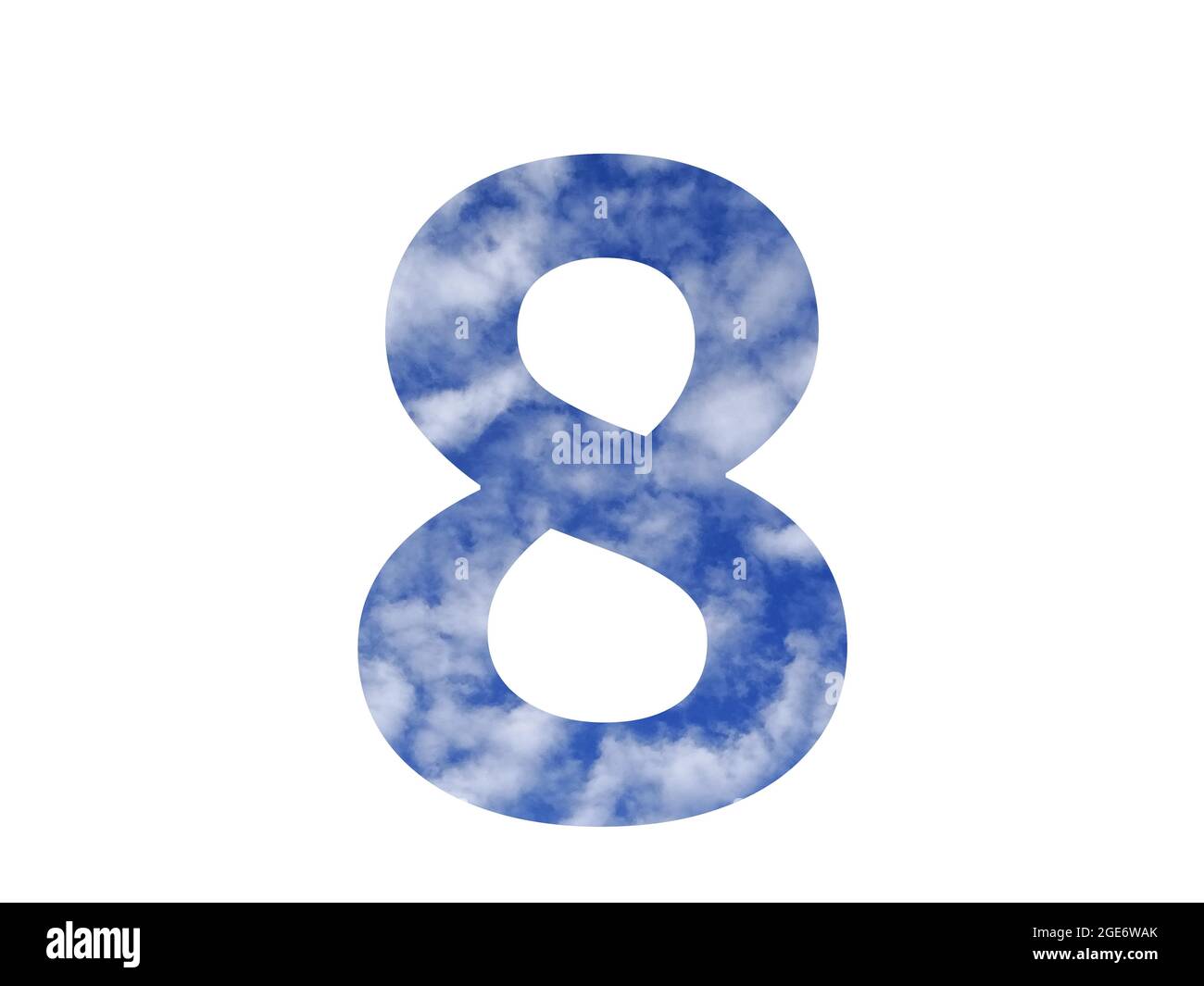 Blue Number 8