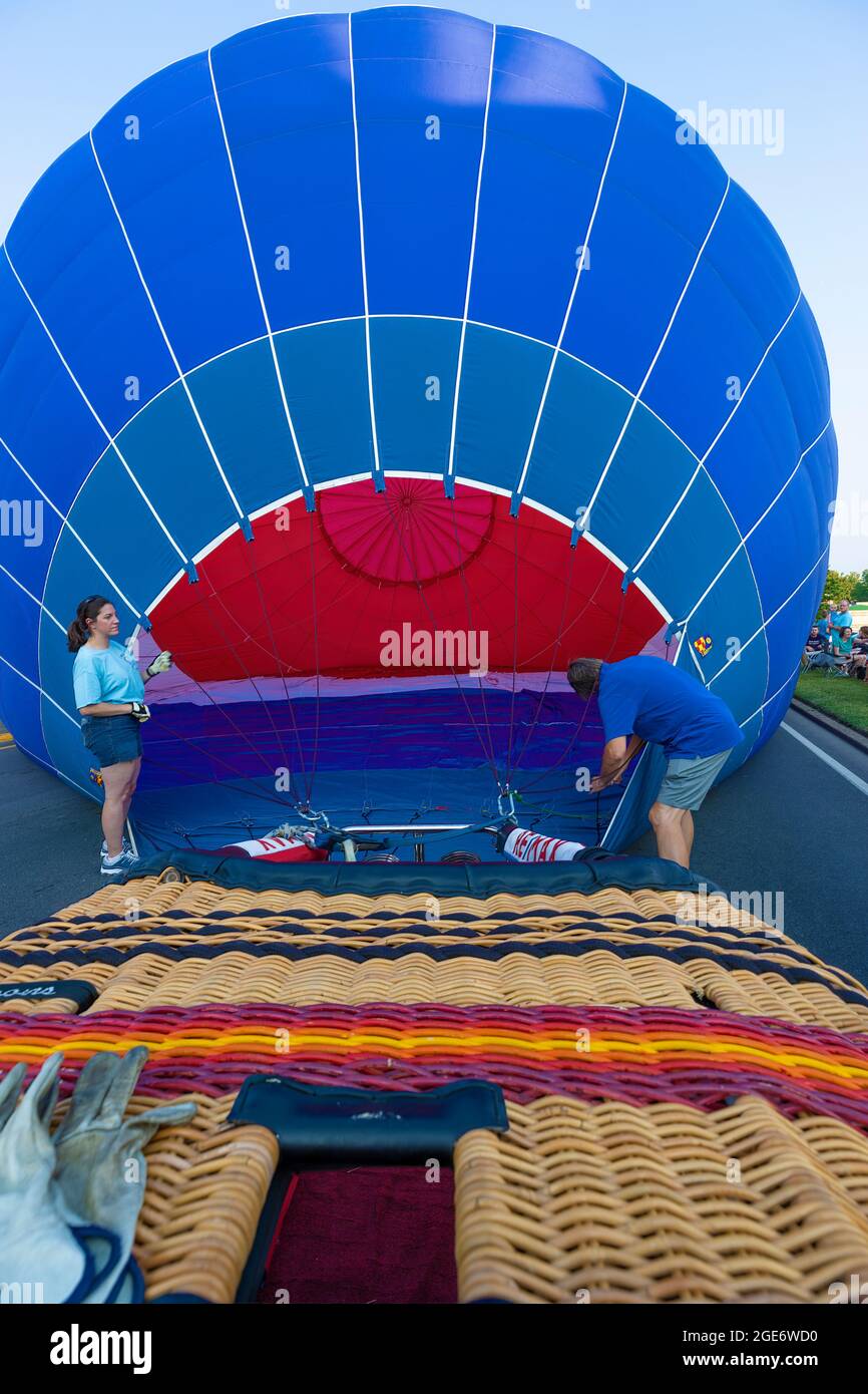 Kingsport, Tennessee, USA - July 23, 2021: Fun Festivals 40th year ...