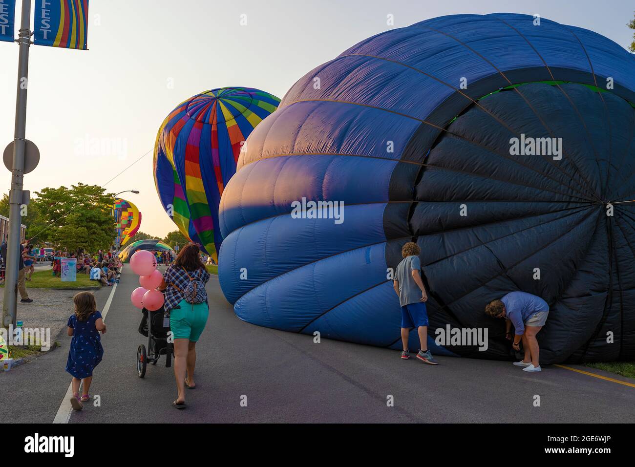 Kingsport, Tennessee, USA - July 23, 2021: Fun Festivals 40th year ...