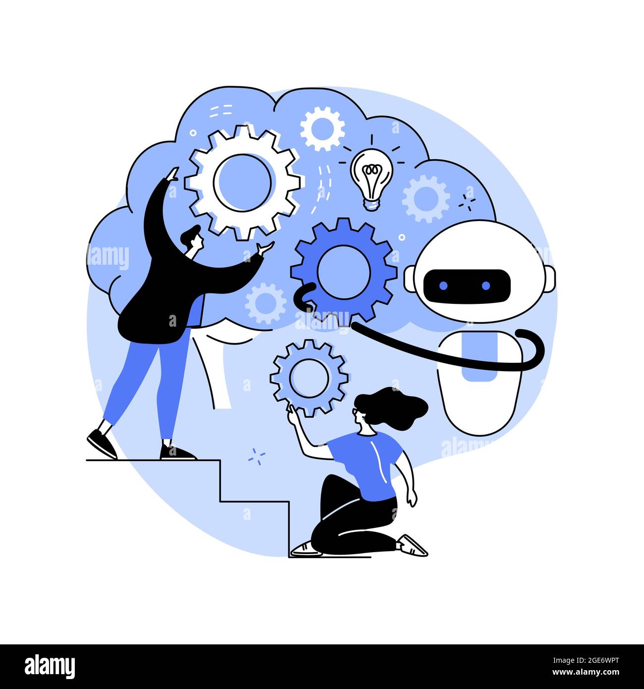 Augmented human performance Stock Vector Images - Alamy