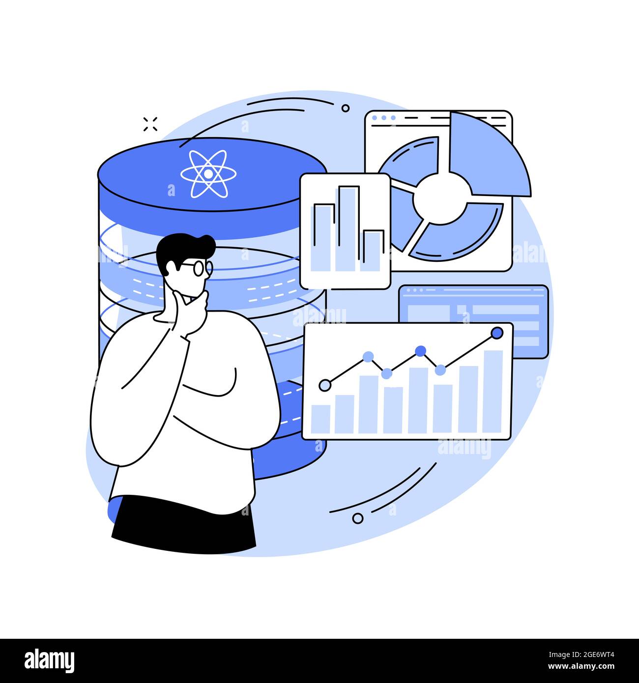 Quantum Computing Abstract Concept Vector Illustration Stock Vector Image And Art Alamy