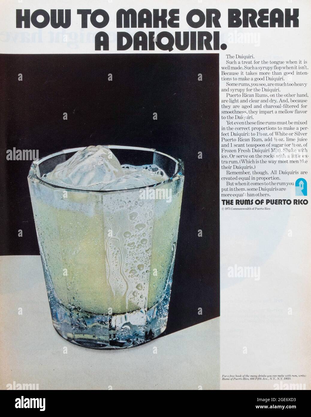 1971 american ad hi-res stock photography and images - Alamy