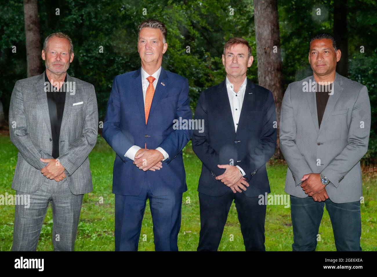 ZEIST, NETHERLANDS - AUGUST 17: Daley Blind of KNVB, Louis van Gaal of ...