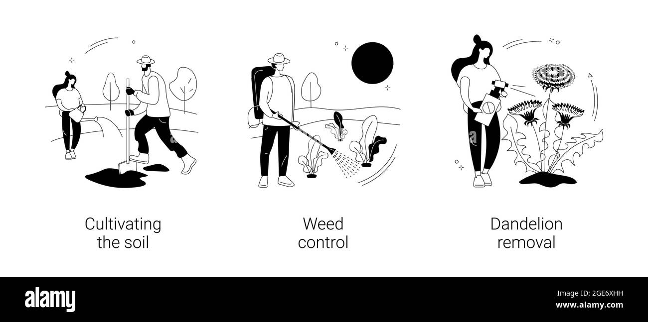 Garden protection abstract concept vector illustrations Stock Vector ...