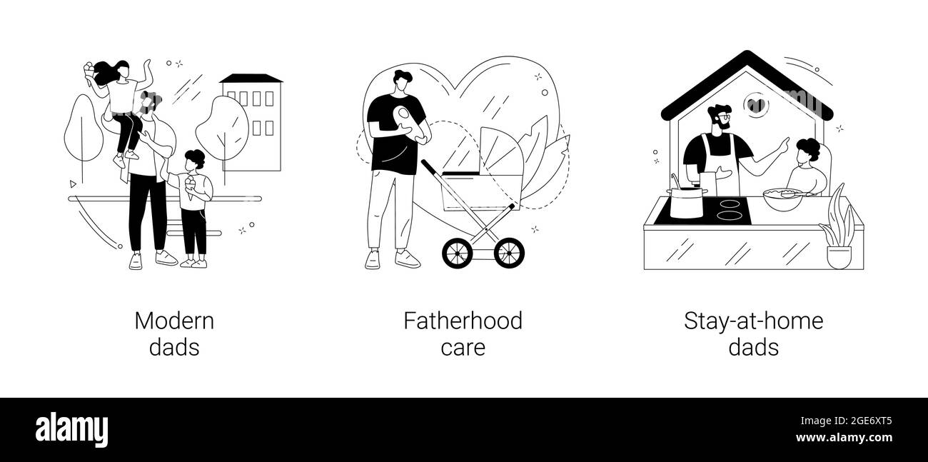 Parenthood abstract concept vector illustrations Stock Vector Image ...