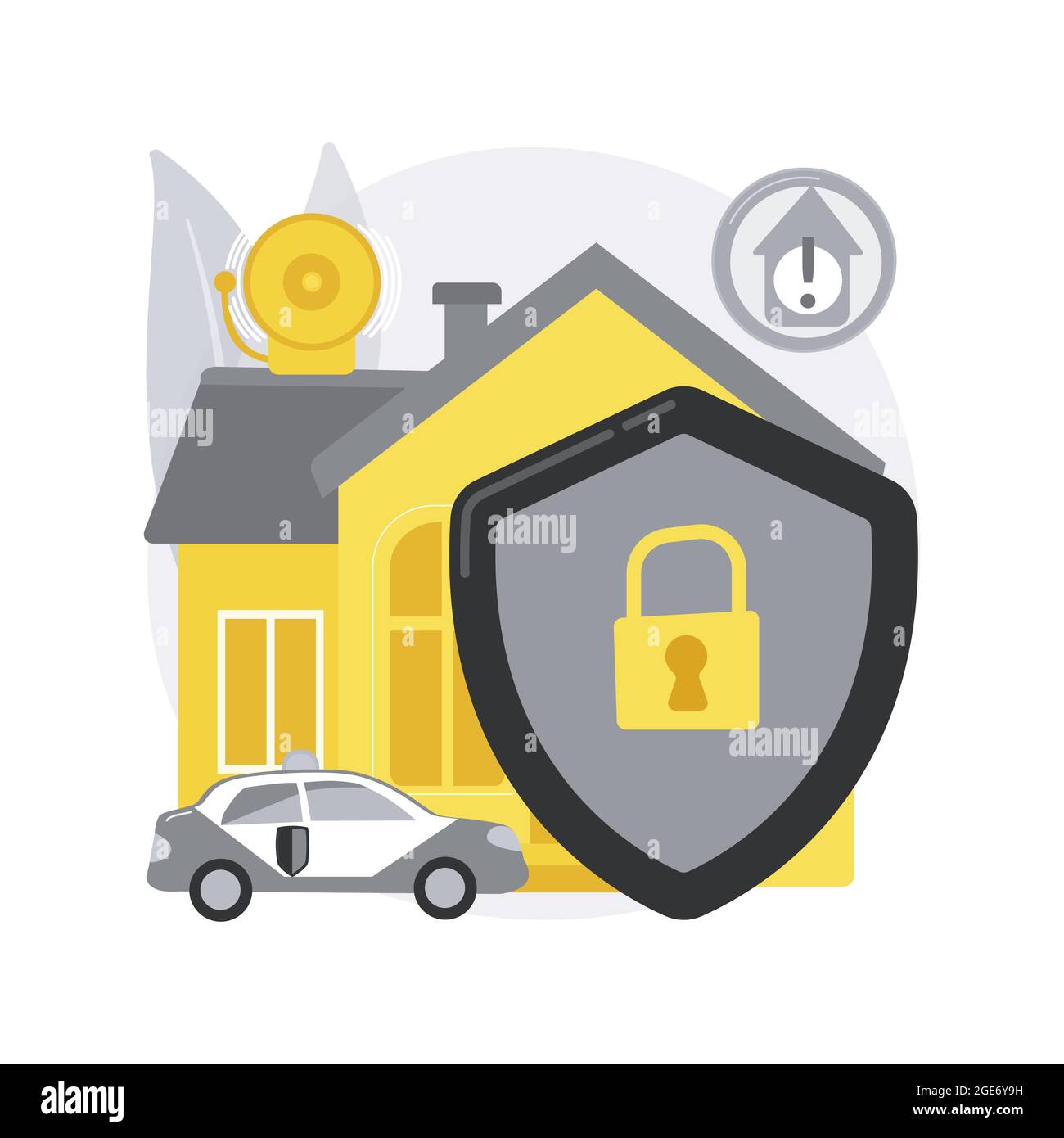 Security systems design abstract concept vector illustration Stock ...