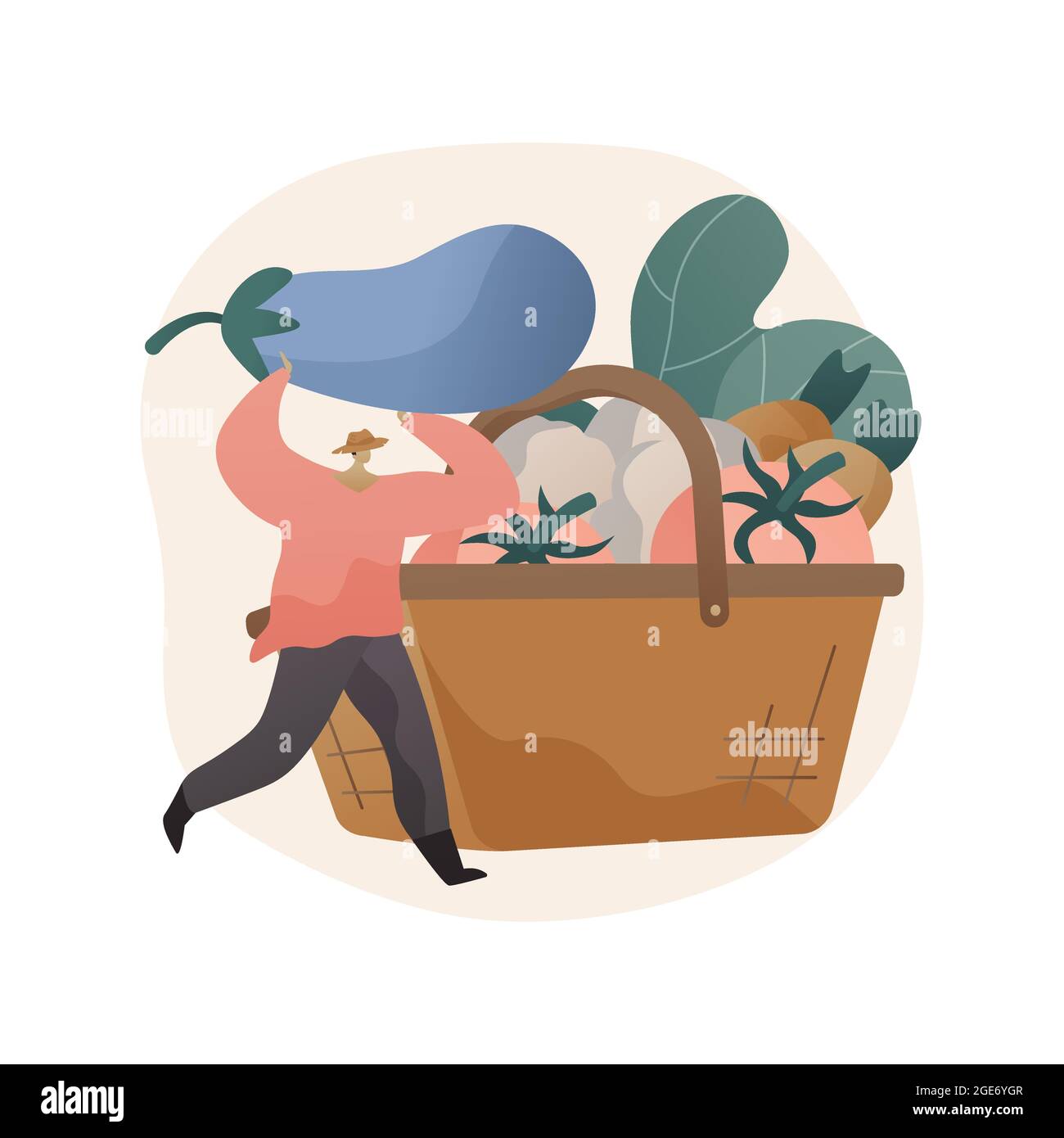 Harvesting abstract concept vector illustration Stock Vector Image ...