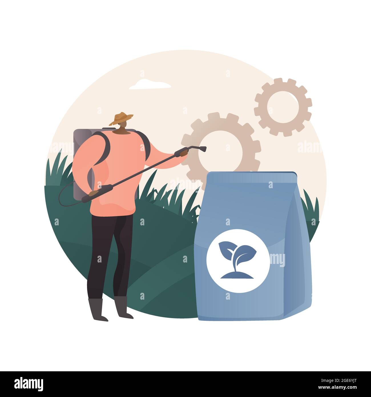 Foliar fertilizer Stock Vector Images - Alamy