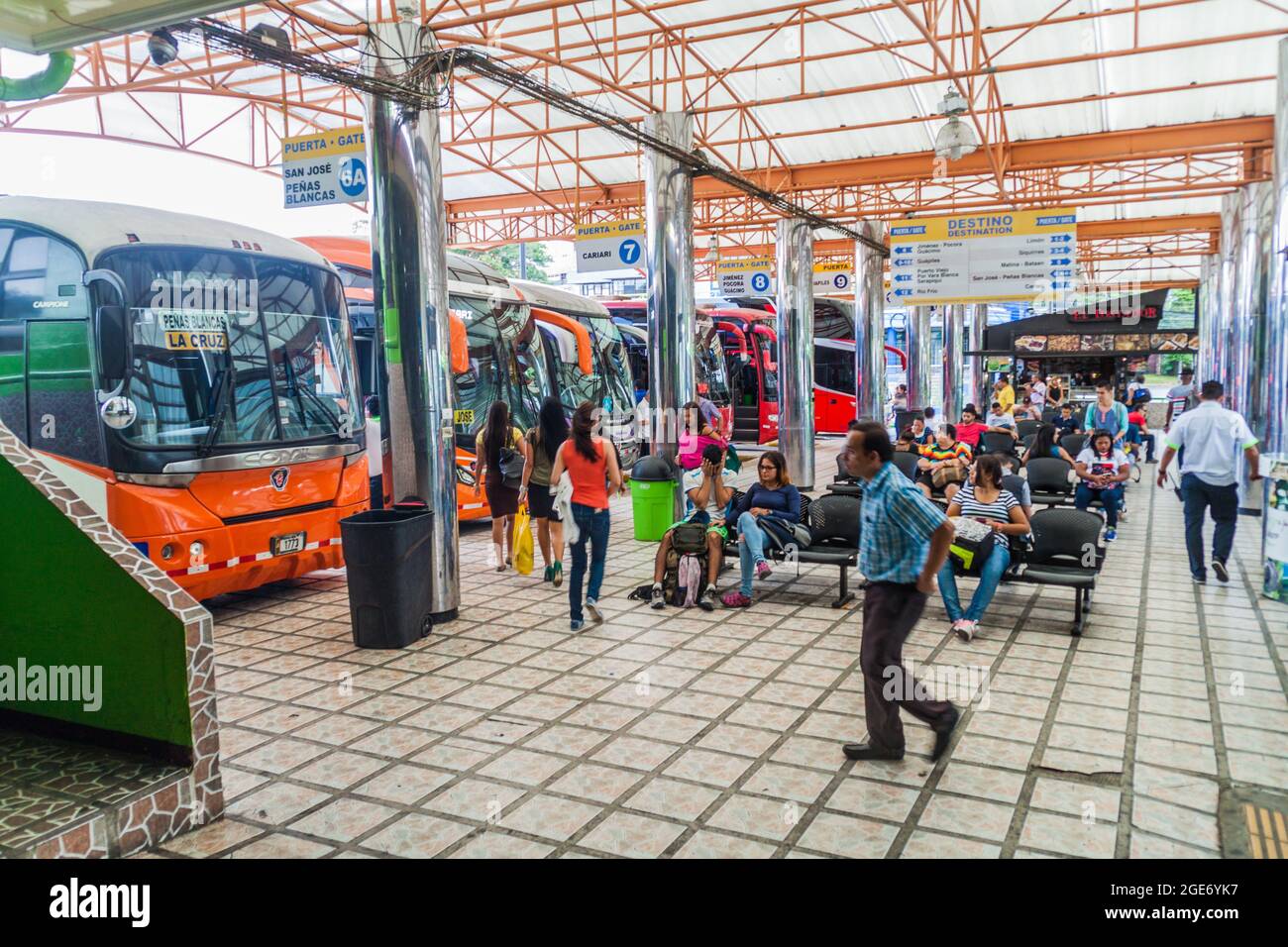 Bus Station Map Costa Rica at Bethany Lindrum blog