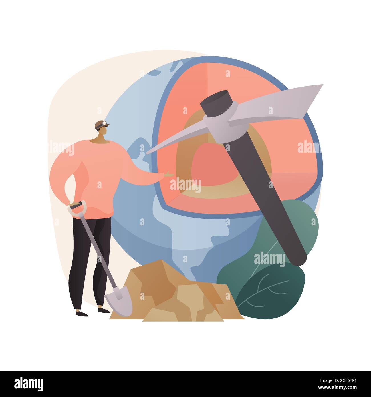 Geology abstract concept vector illustration Stock Vector Image & Art ...