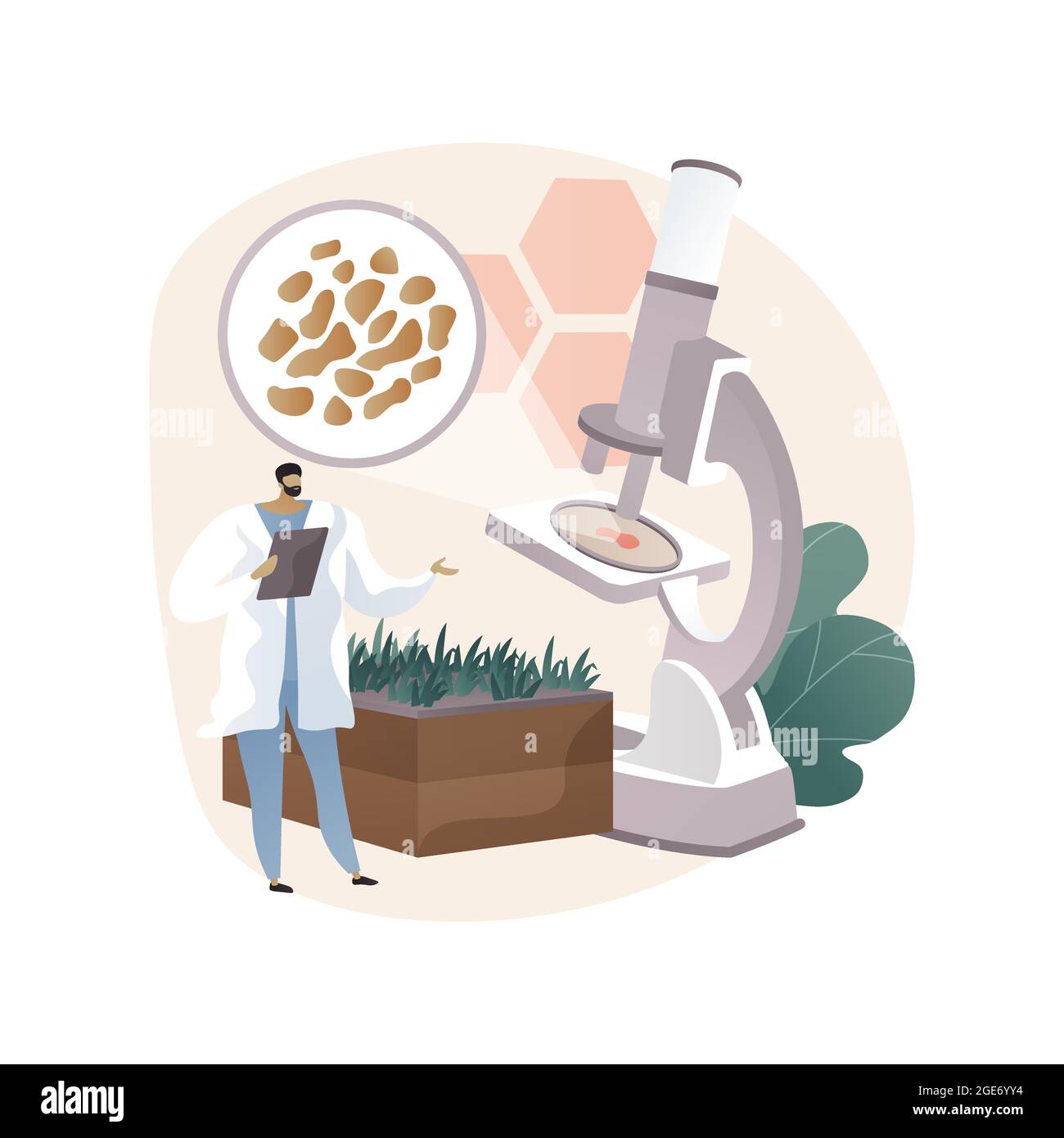 Soil analysis abstract concept vector illustration Stock Vector Image ... Soil analysis abstract concept vector illustration Stock Vector Image ...