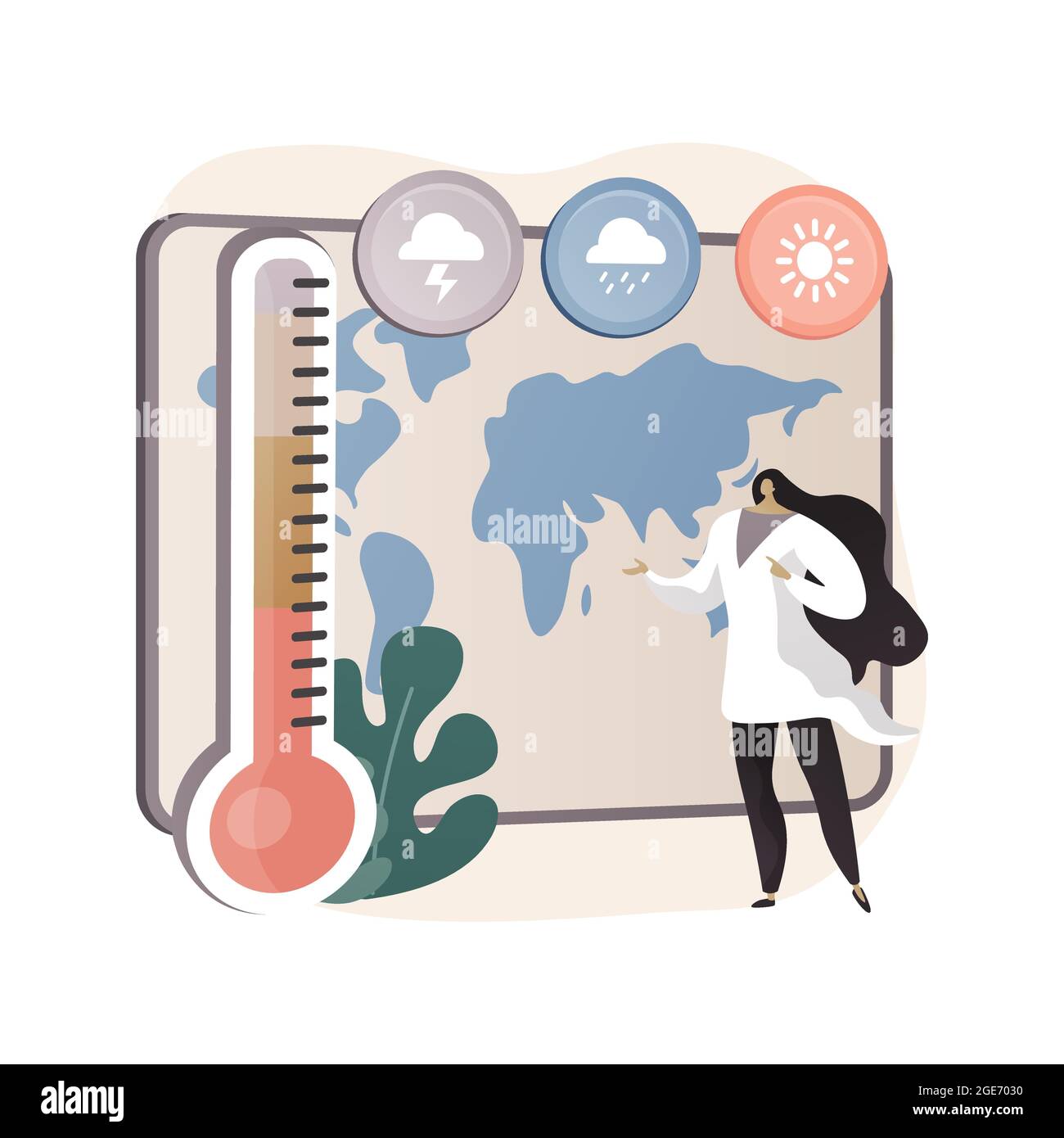 Meteorology abstract concept vector illustration Stock Vector Image ...