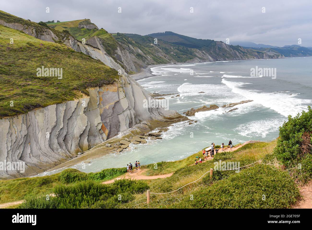 Flysch rock formations in the Basque Coast UNESCO Global Geopark ...