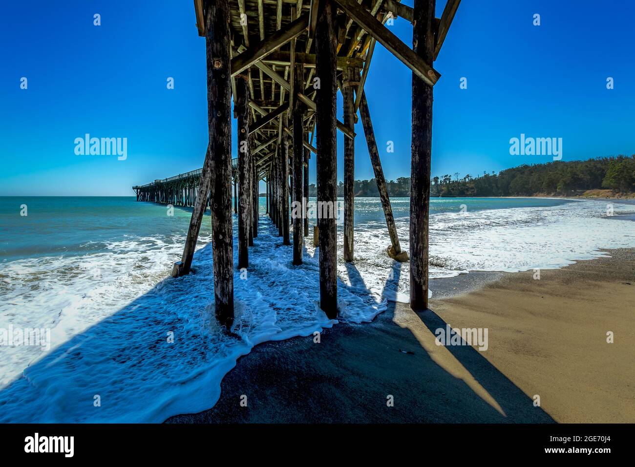 San Simeon State Beach, California Stock Photo - Alamy