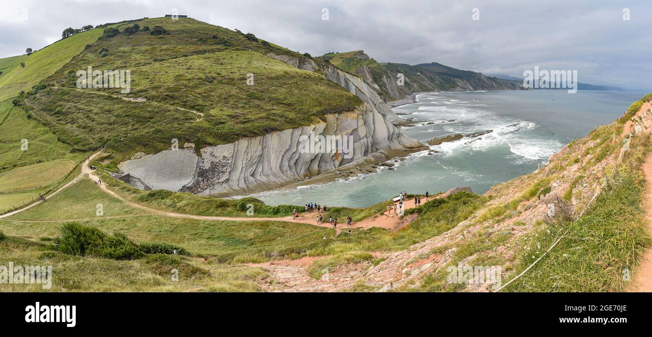 Flysch rock formations in the Basque Coast UNESCO Global Geopark ...