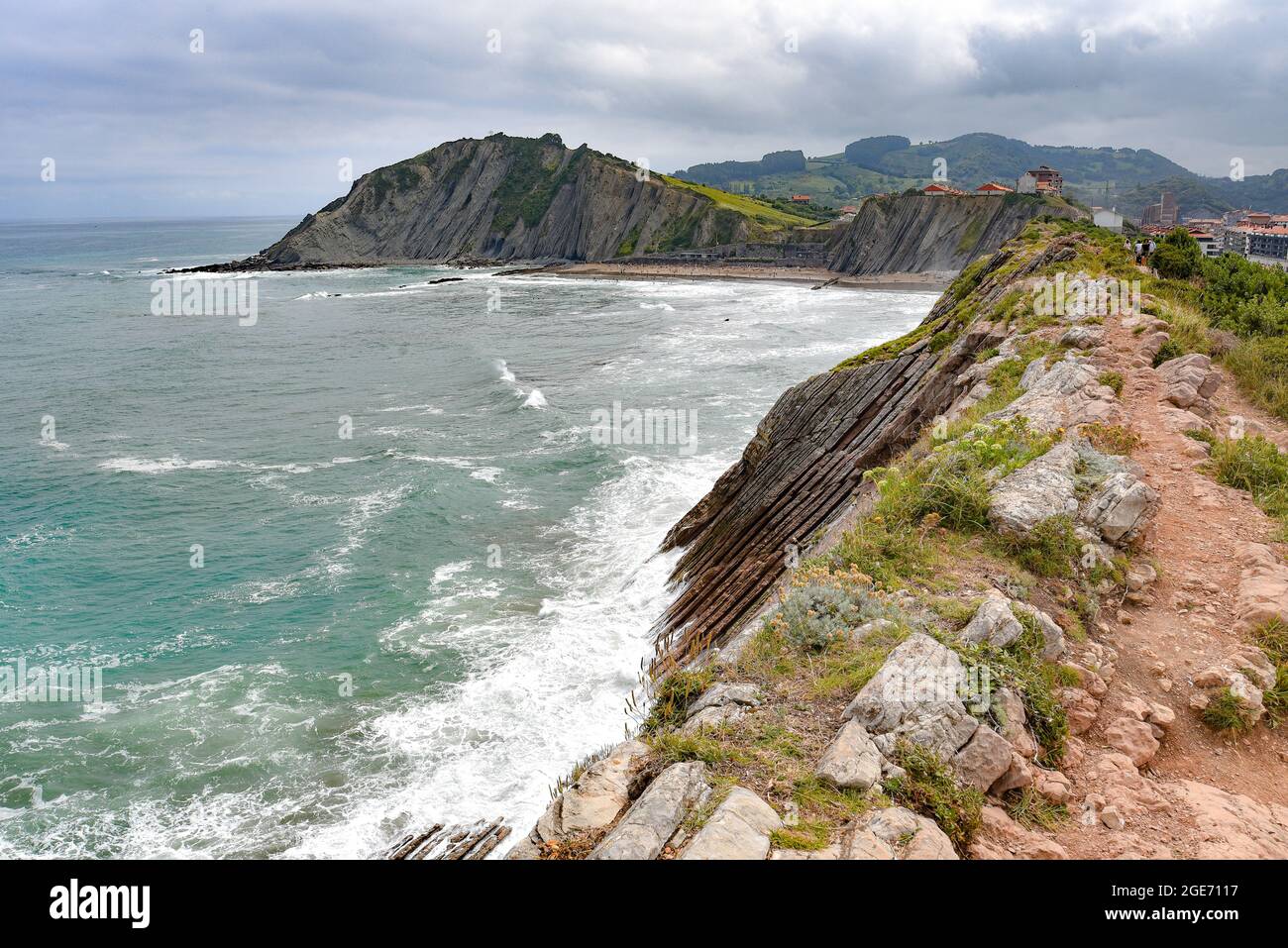 Flysch rock formations in the Basque Coast UNESCO Global Geopark ...