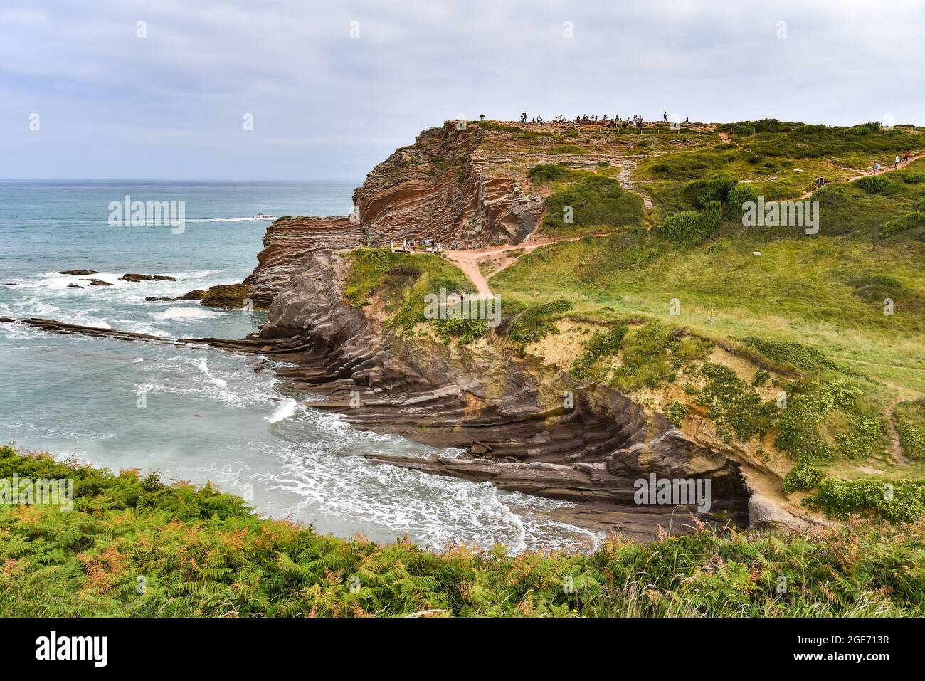 Flysch rock formations in the Basque Coast UNESCO Global Geopark ...