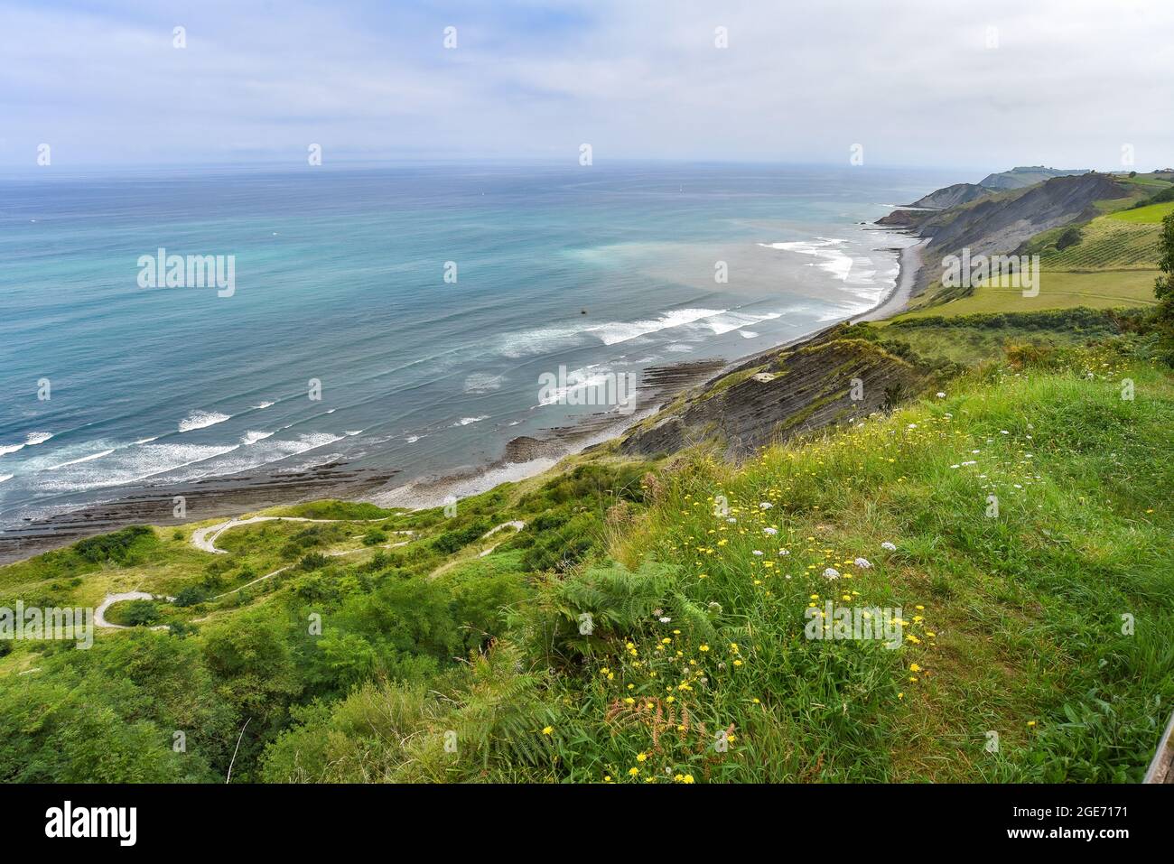 Flysch rock formations in the Basque Coast UNESCO Global Geopark ...