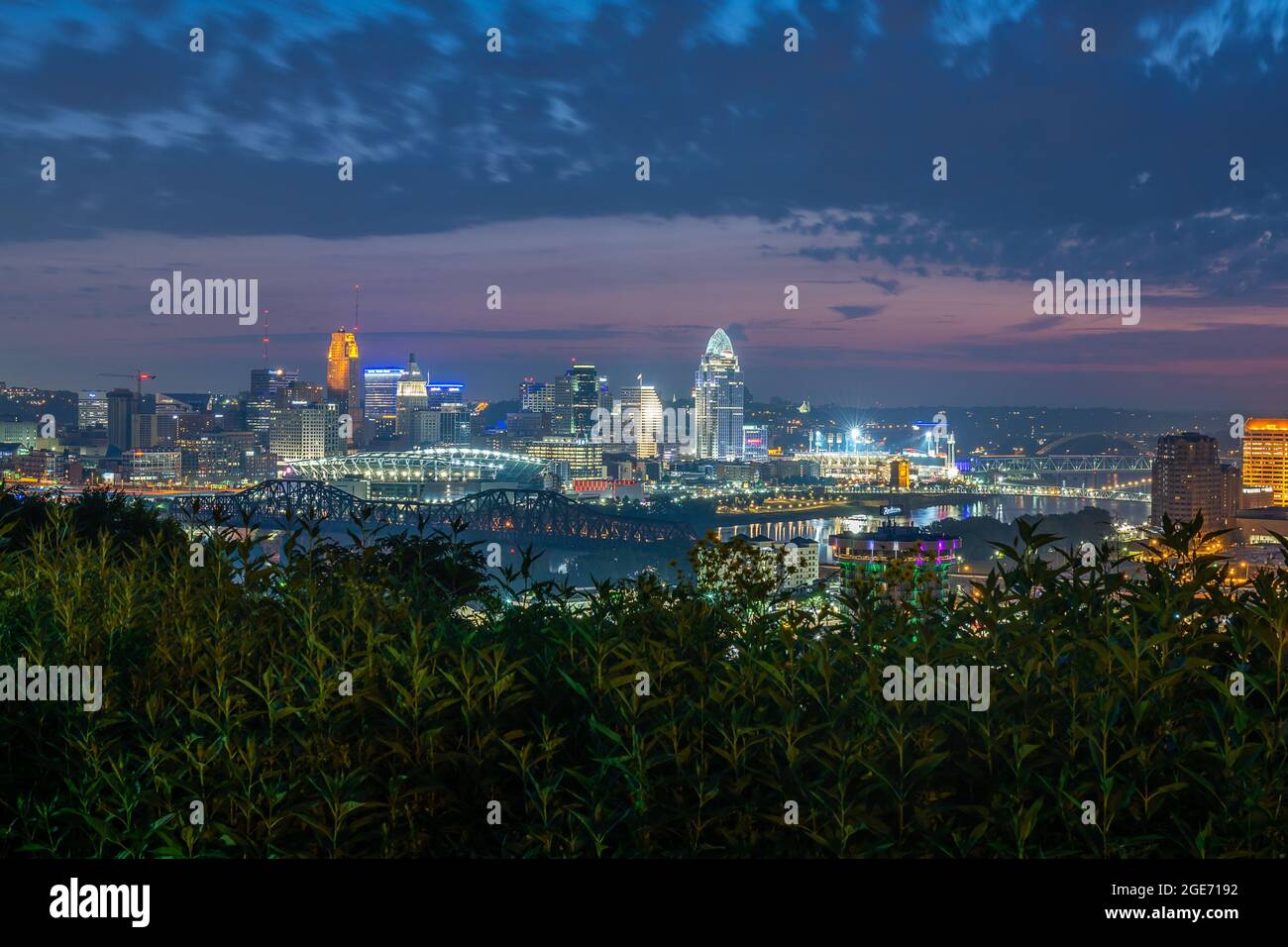 Devou Park at Dawn Stock Photo - Alamy