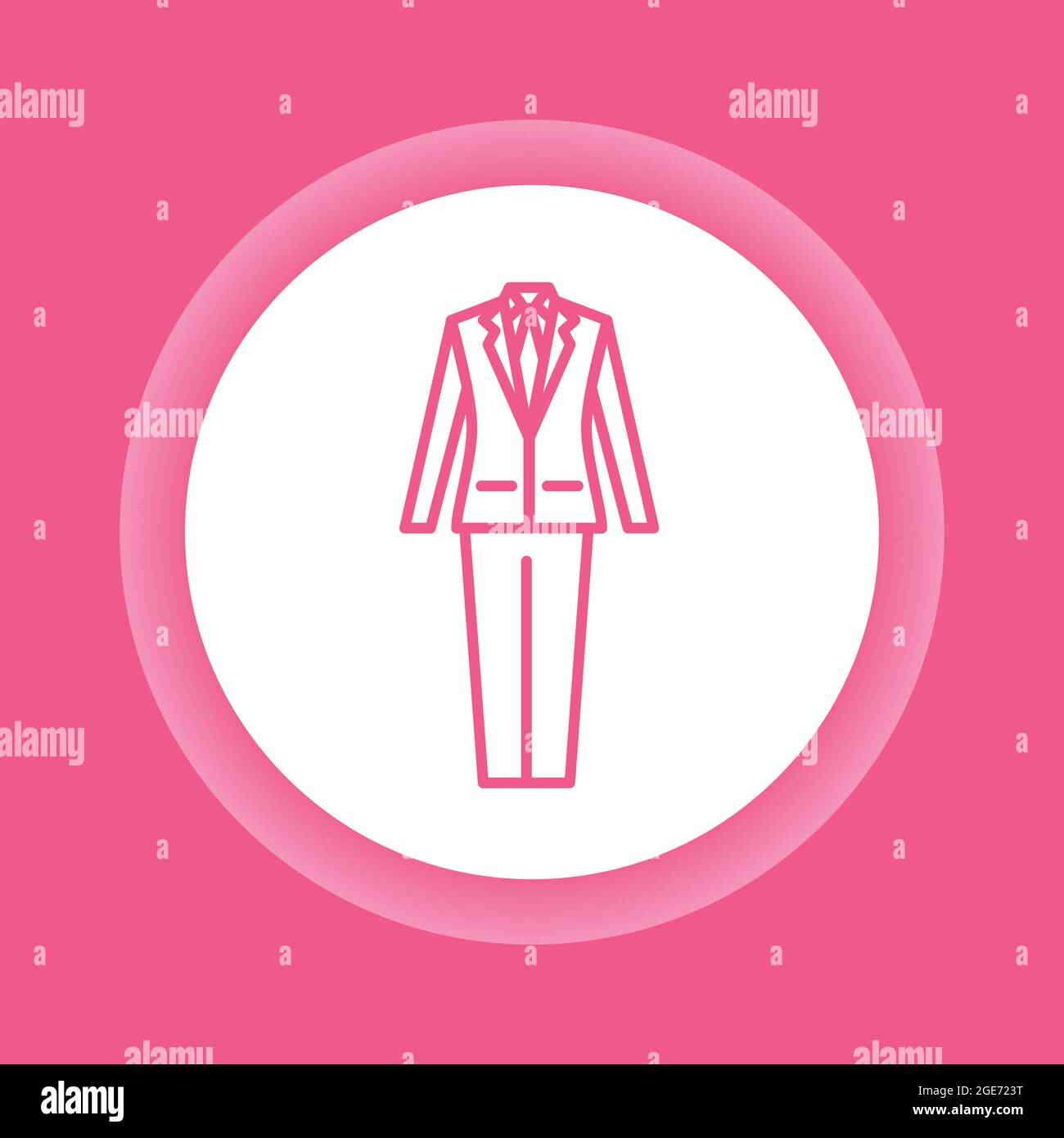 Groom's outfit line color icon. Men's suit. Wedding boutique. Isolated ...