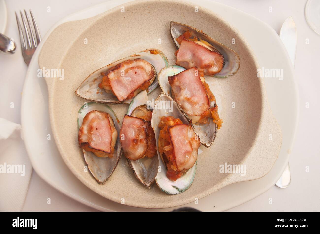 Mussels, Restaurant, Old Town, Funchal, Madeira, Portugal, Europe Stock ...