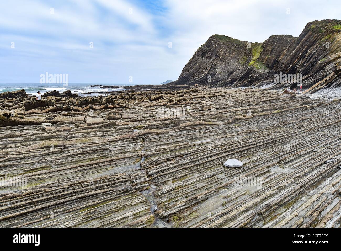 Flysch rock formations in the Basque Coast UNESCO Global Geopark ...