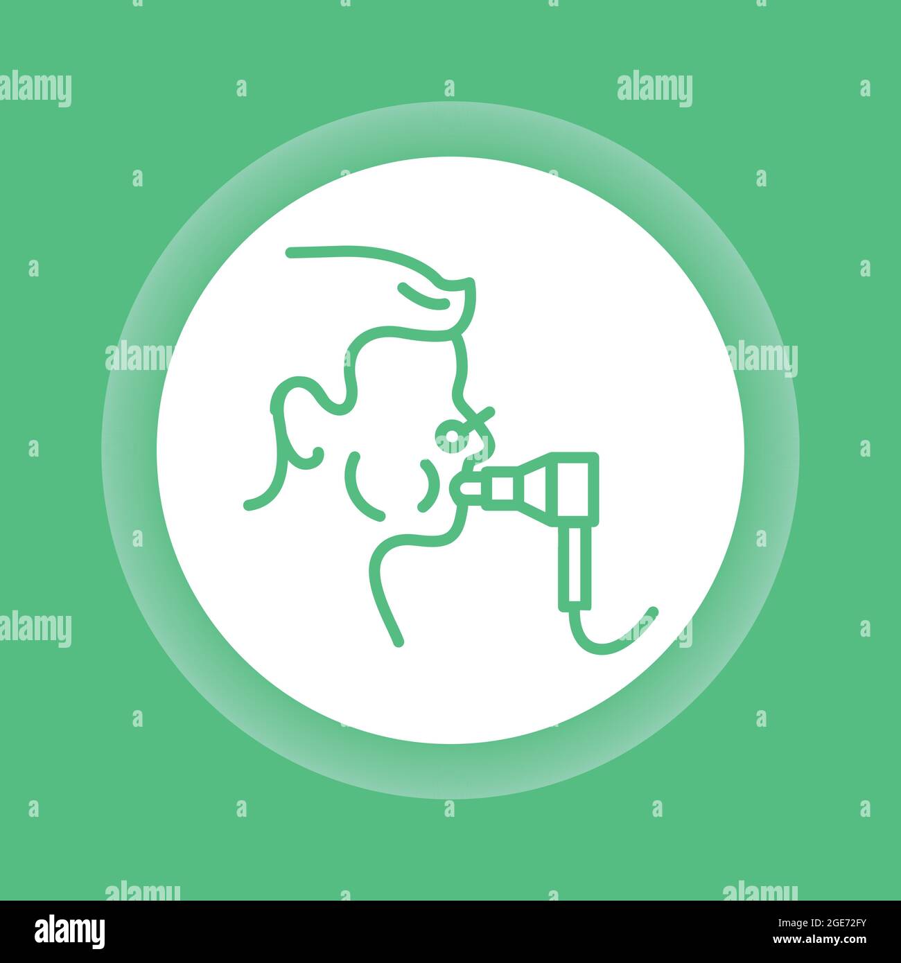 Spirometry vector vectors hi-res stock photography and images - Alamy