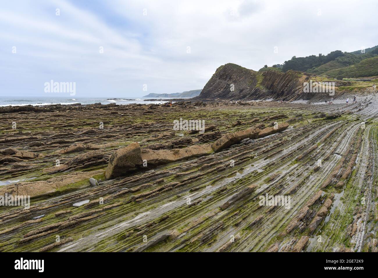 Flysch rock formations in the Basque Coast UNESCO Global Geopark ...