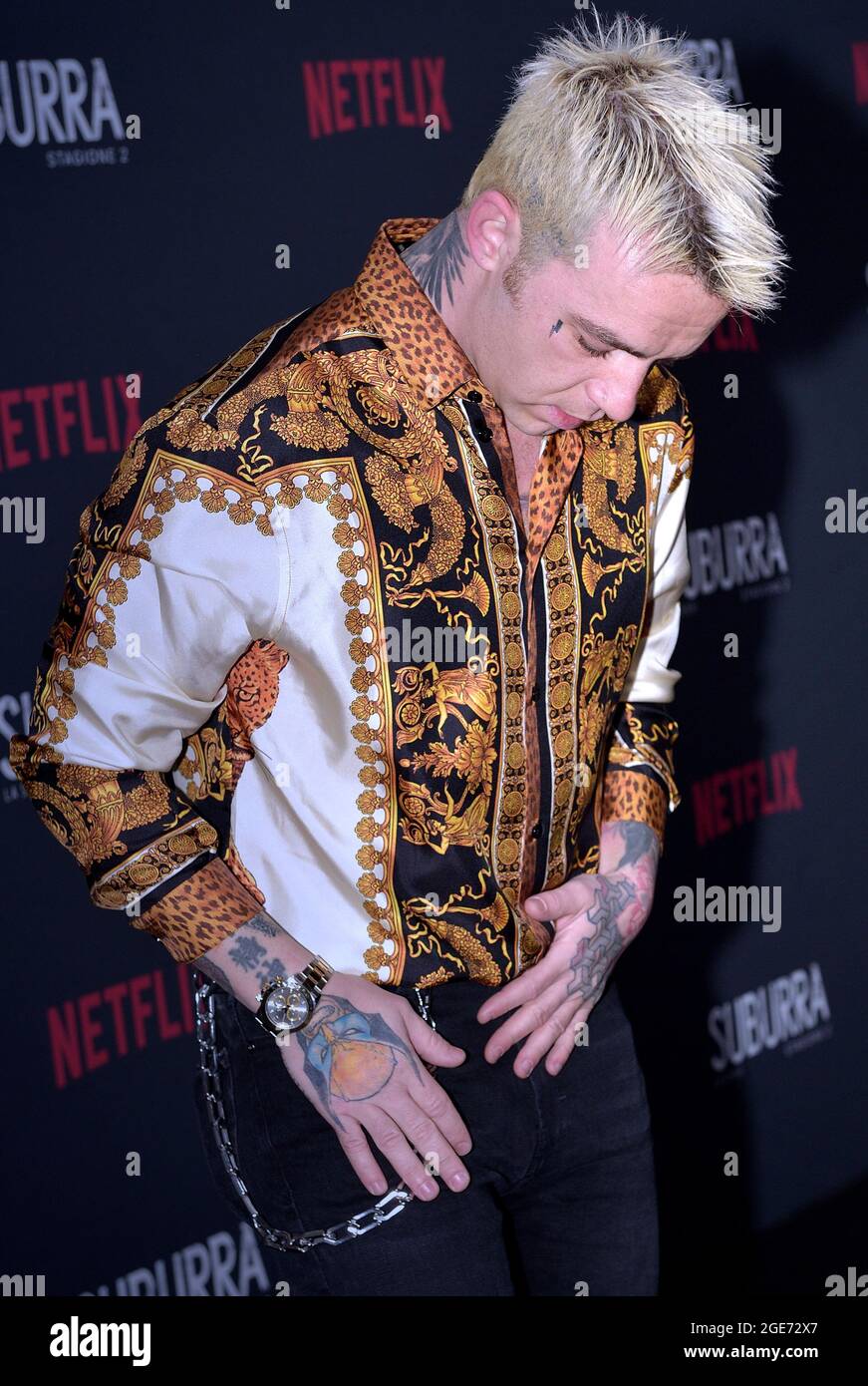 The Italian singer Salmo, pseudonym of Maurizio Pisciottu, is a rapper ...