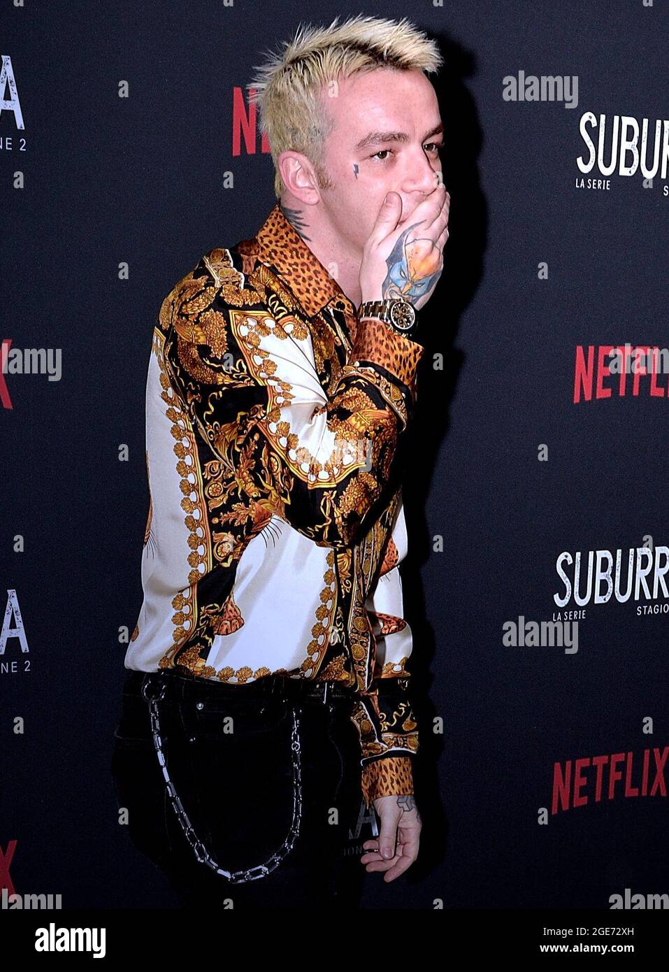 The Italian singer Salmo, pseudonym of Maurizio Pisciottu, is a rapper ...