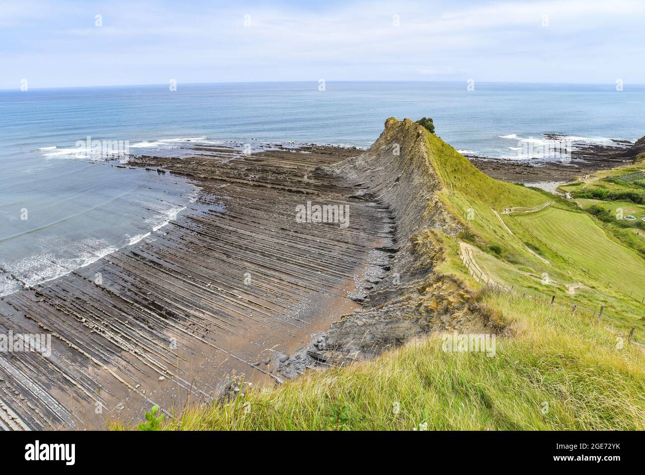 Flysch rock formations in the Basque Coast UNESCO Global Geopark ...