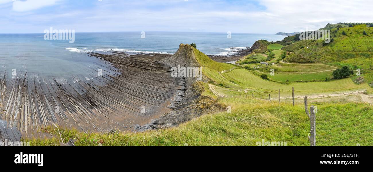 Flysch rock formations in the Basque Coast UNESCO Global Geopark ...