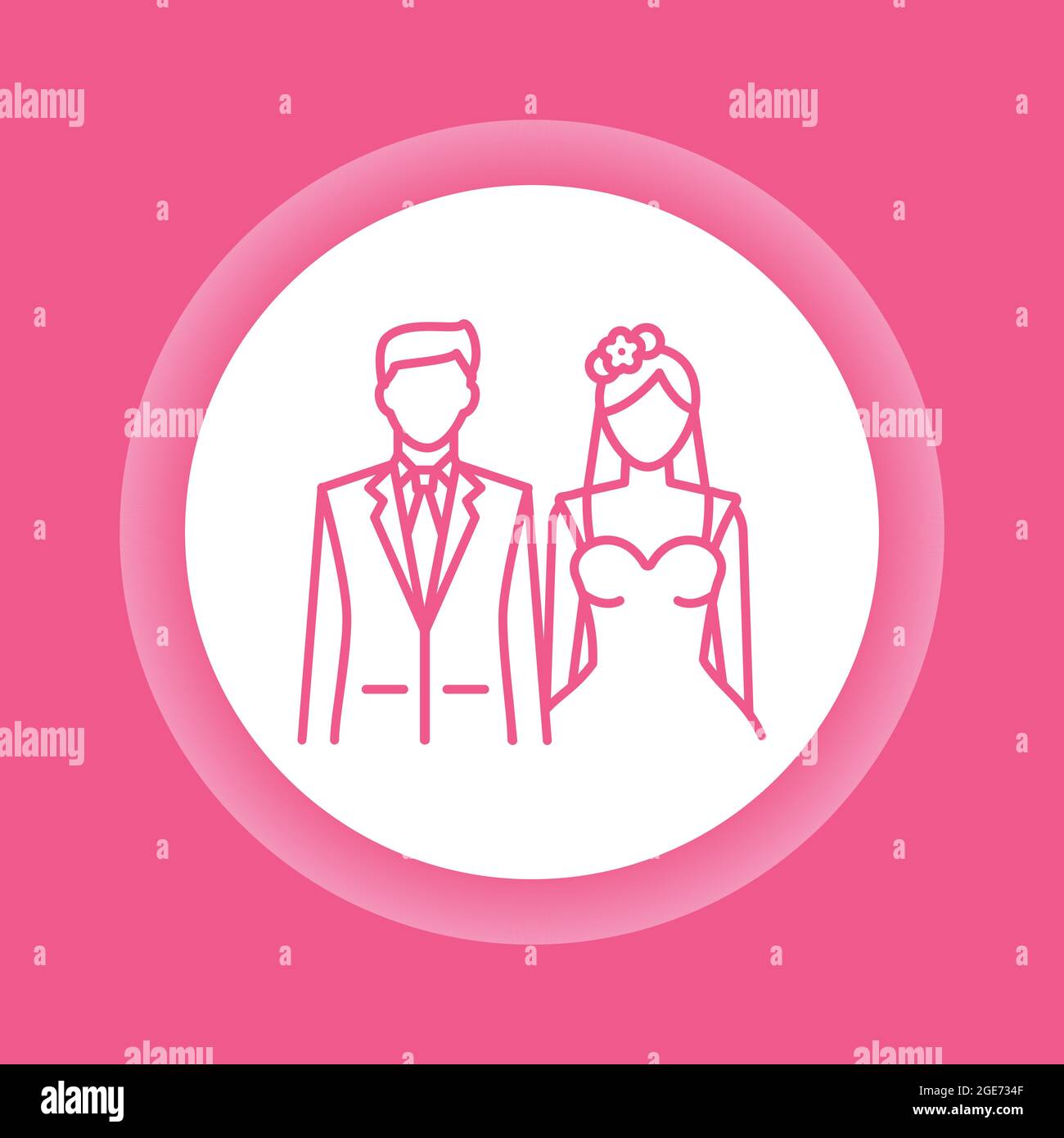 Bride And Groom Icon