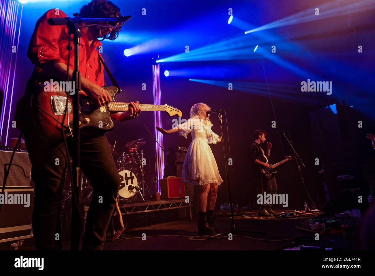 August 14, 2021: Chris Ostler and Izzy b Phillips and Tommy Taylor of ...