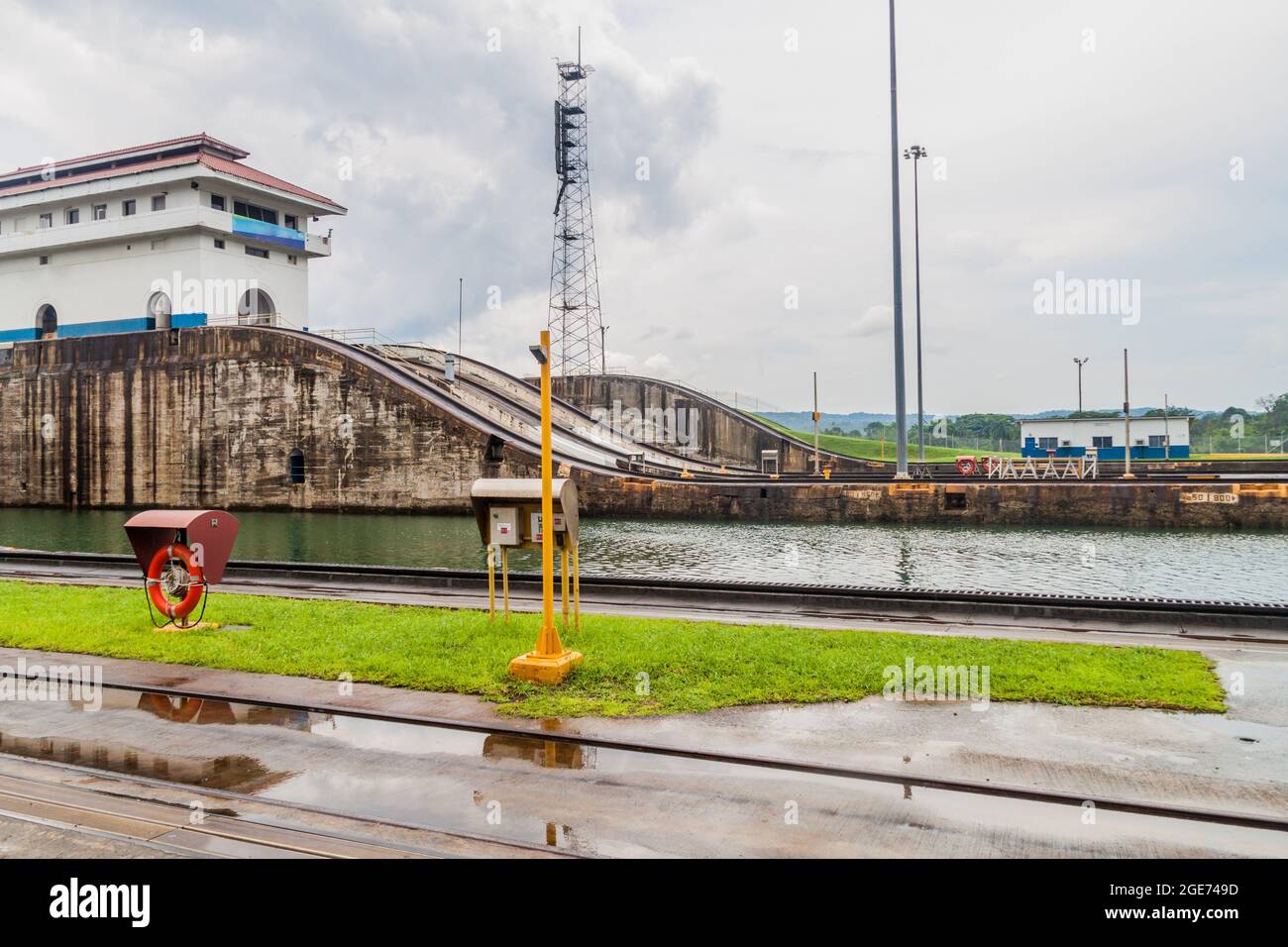 Gatun Locks, part of Panama Canal Stock Photo - Alamy