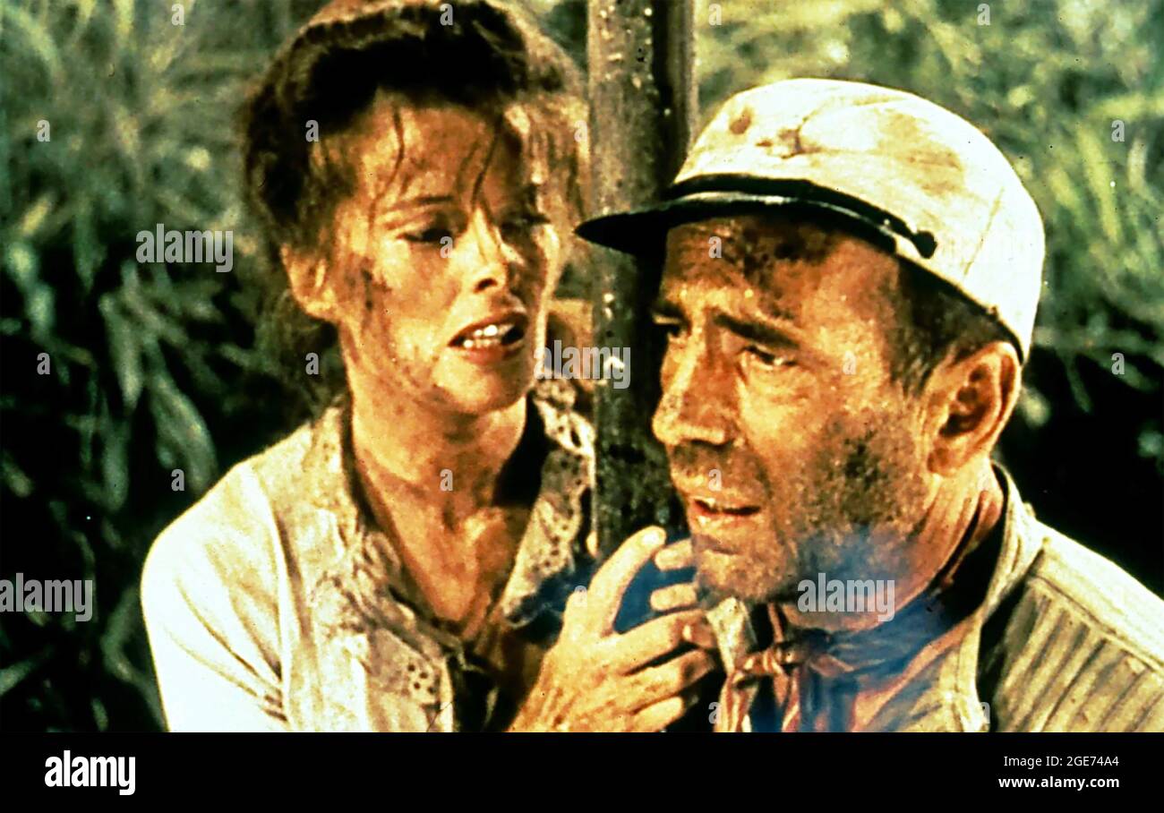 THE AFRICAN QUEEN 1951 United Artists film with Katharine Hepburn and ...
