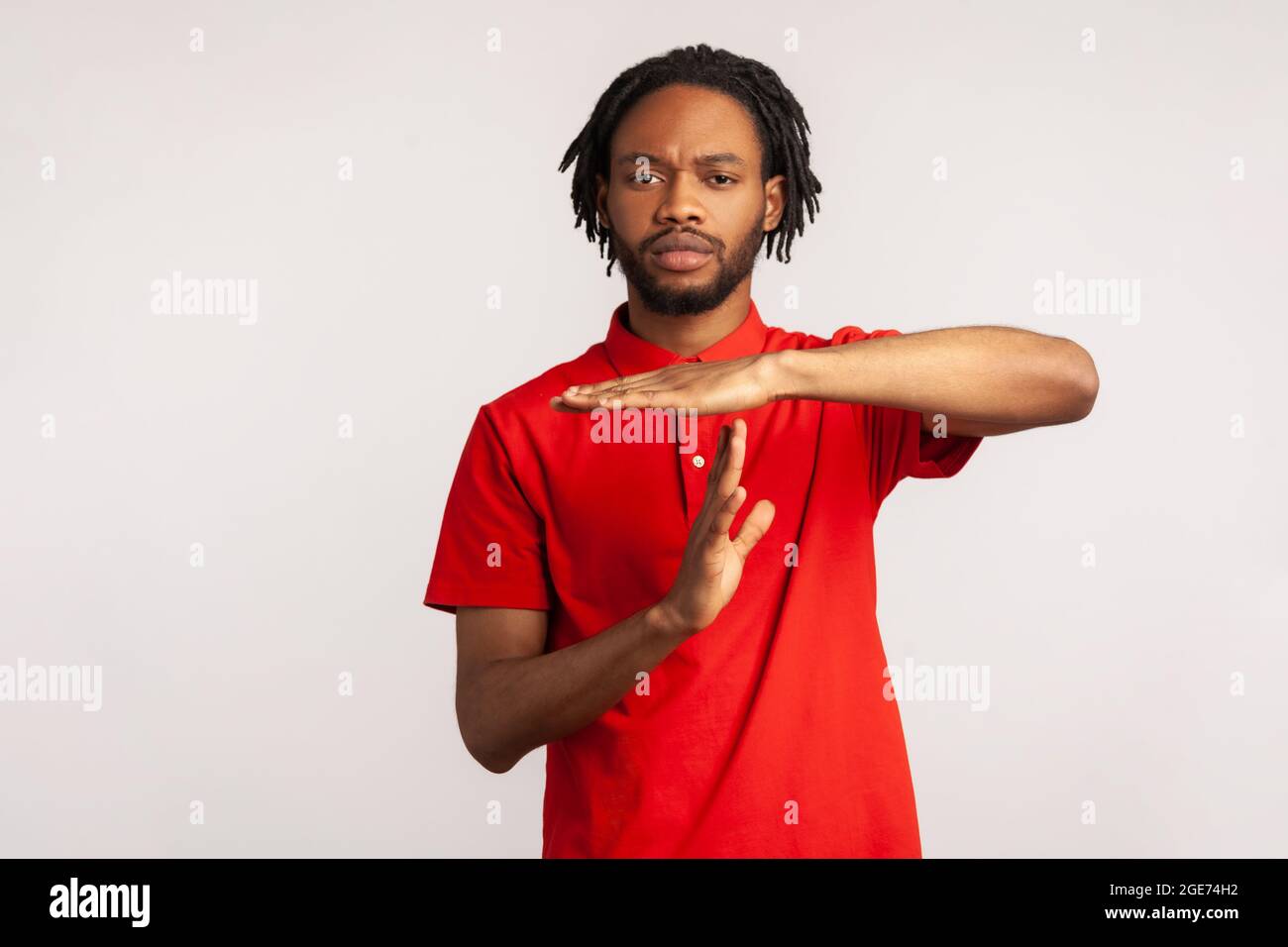 Guy dreadlocks serious expression hi-res stock photography and images ...