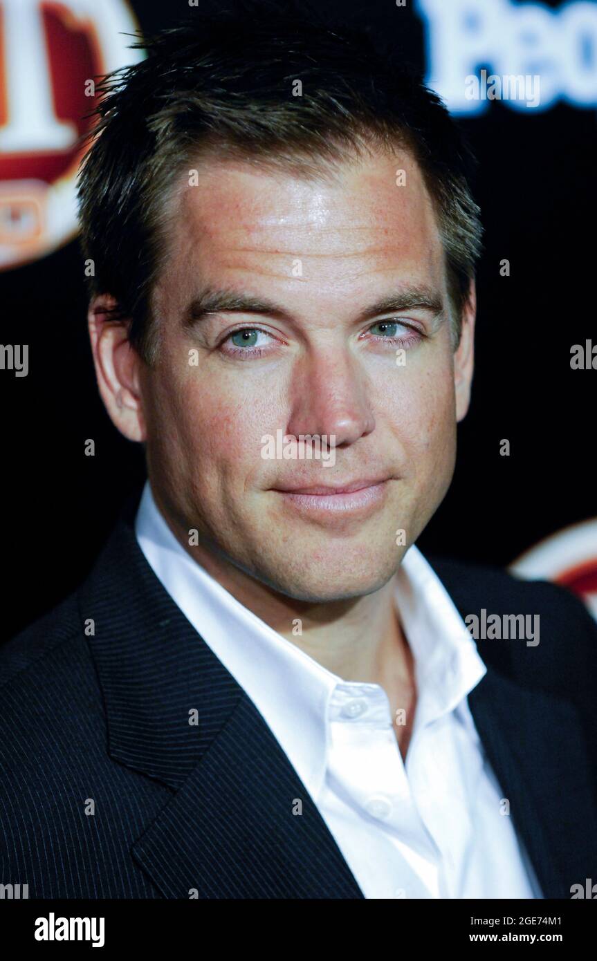 Actor Michael Weatherly attends arrivals for Entertainment Tonight and ...