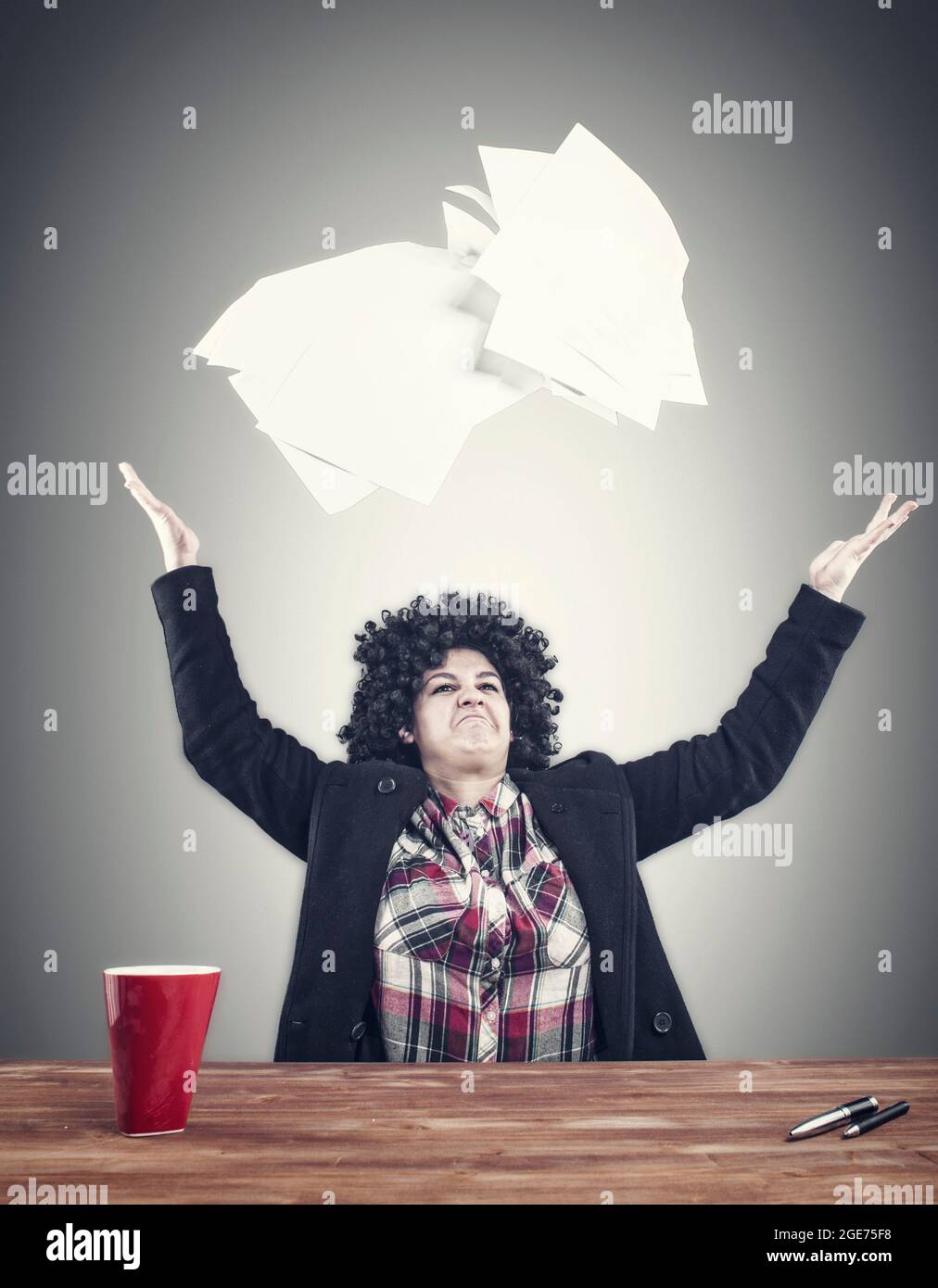 Secretary throwing paper High Resolution Stock Photography and Images ... Secretary throwing paper High Resolution Stock Photography and Images ...