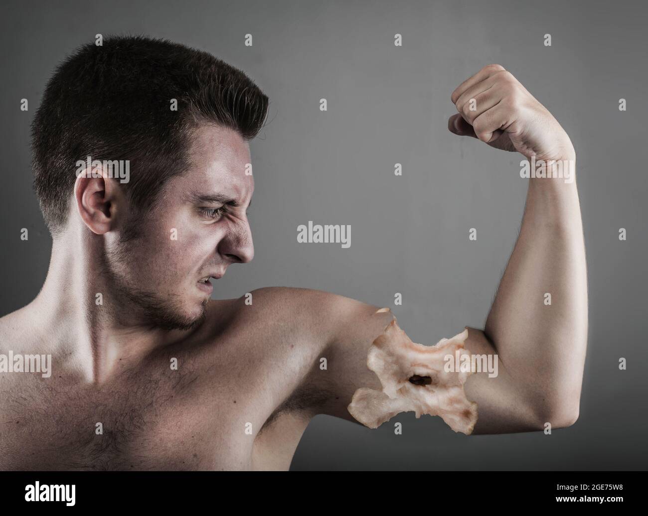 Tense biceps hi-res stock photography and images - Alamy