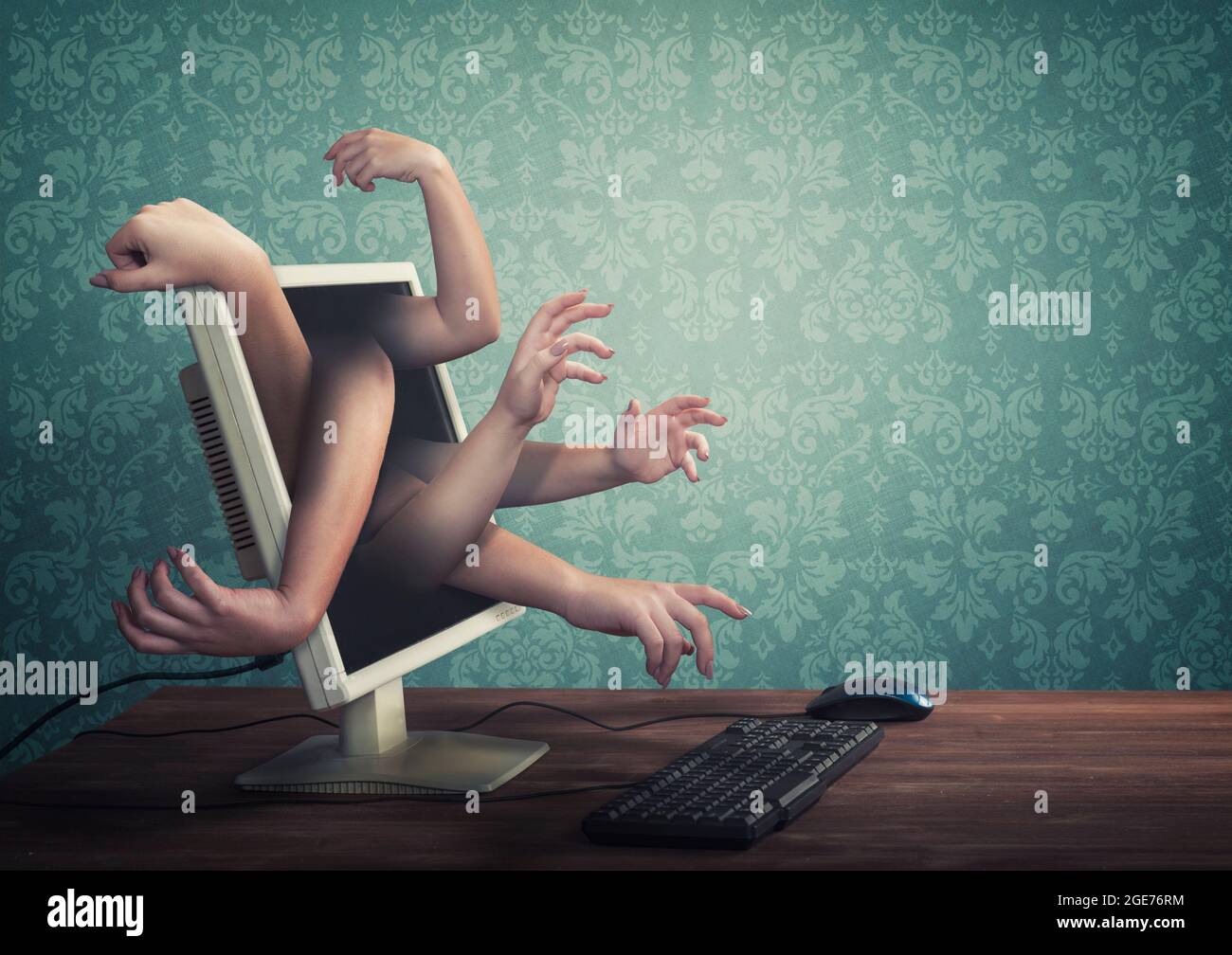 Person reaching out to hold hand hi-res stock photography and images ...