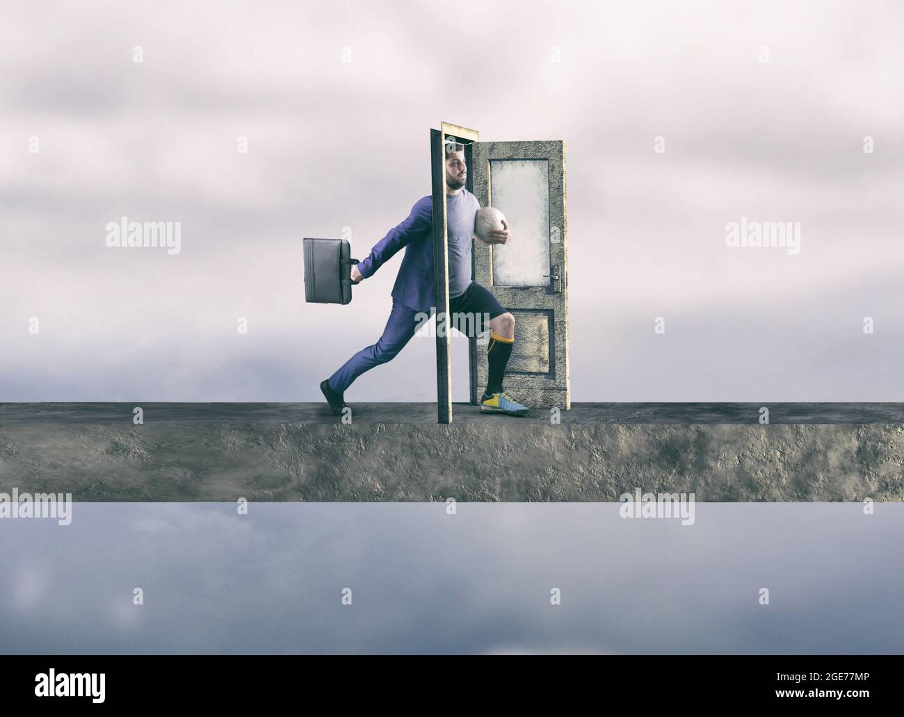 Stepping through door hi-res stock photography and images - Alamy