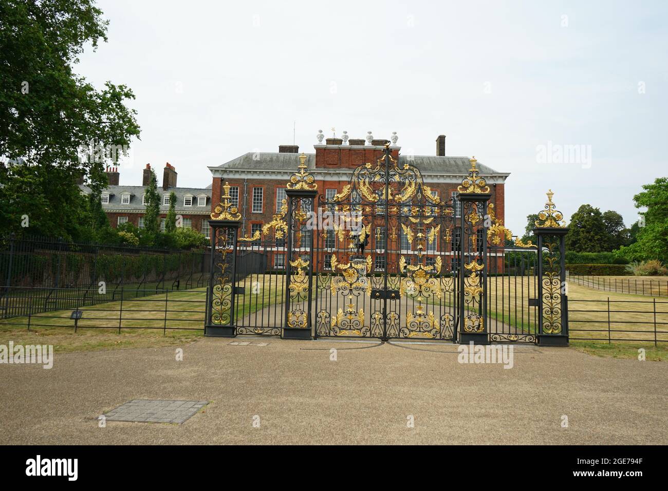 Kensington palace in Kensington gardens, London, England, U.K Stock ...